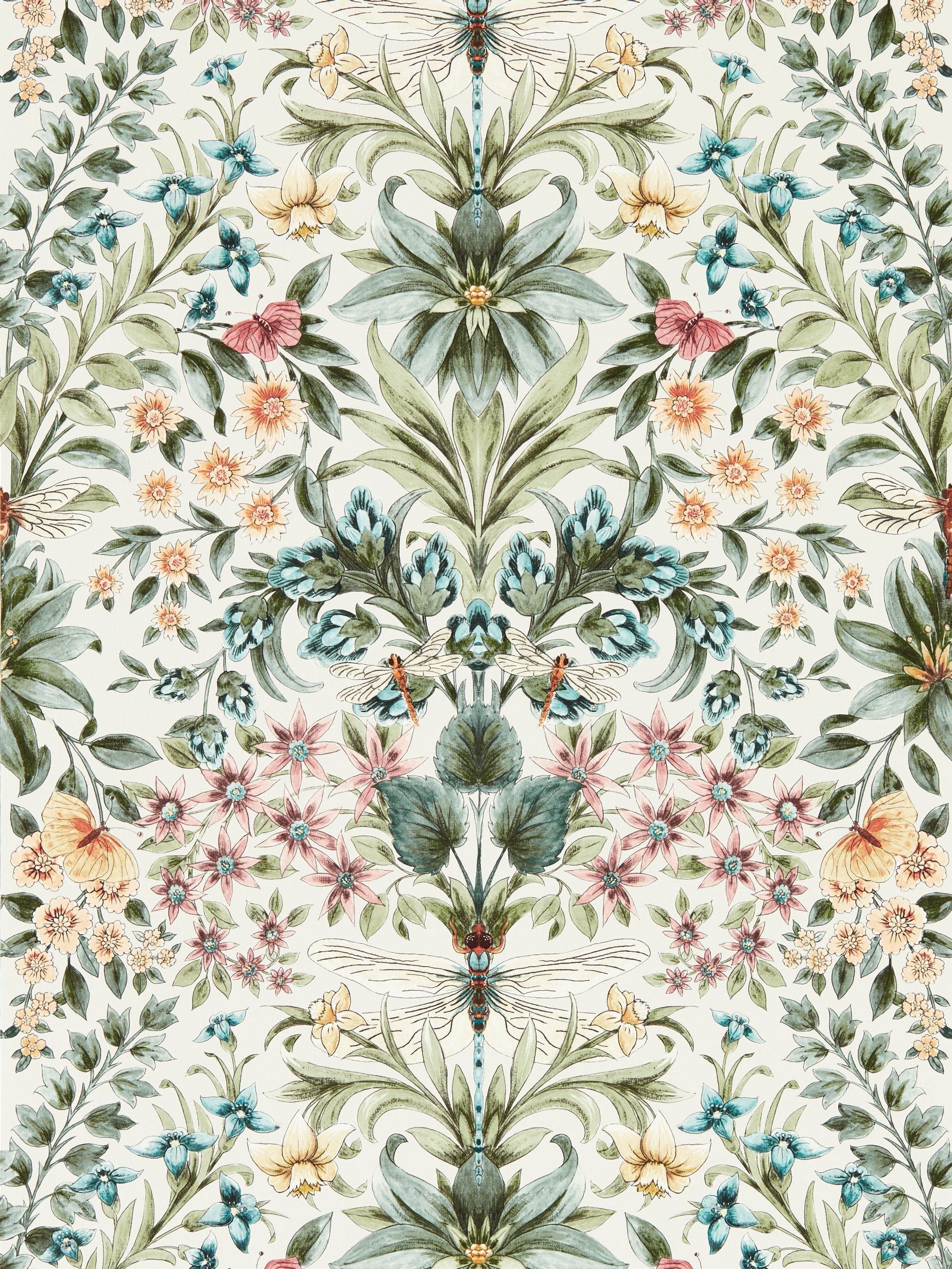 Buy Clarke and Clarke Summer Mirabell Wallpaper Sample from the Next UK ...