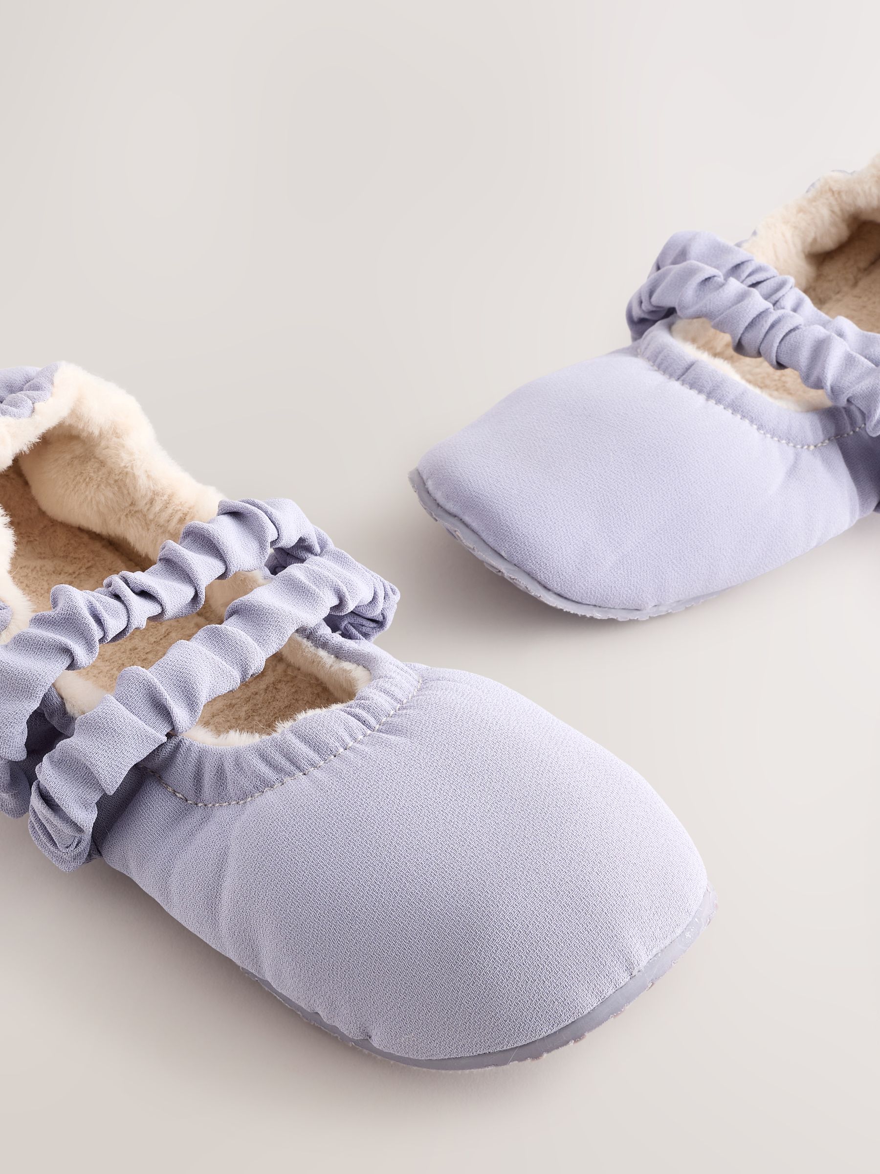 Buy Blue Mary Jane Ballet Slippers from the Next UK online shop