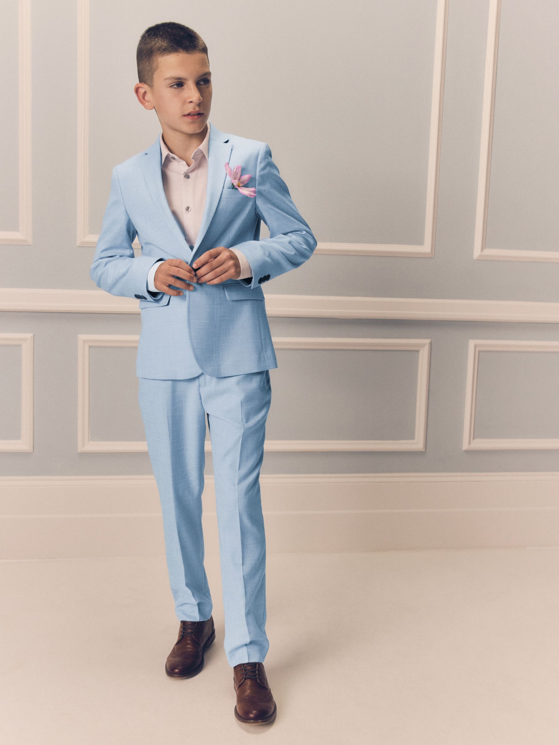 Buy Pale Blue Suit Jacket (3-16yrs) from the Next UK online shop