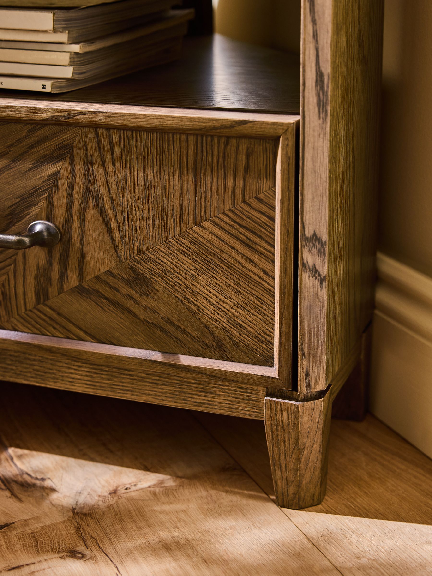 Buy Nina Campbell Brown Tedworth Corner Up Corner to 40 Inch TV Unit ...
