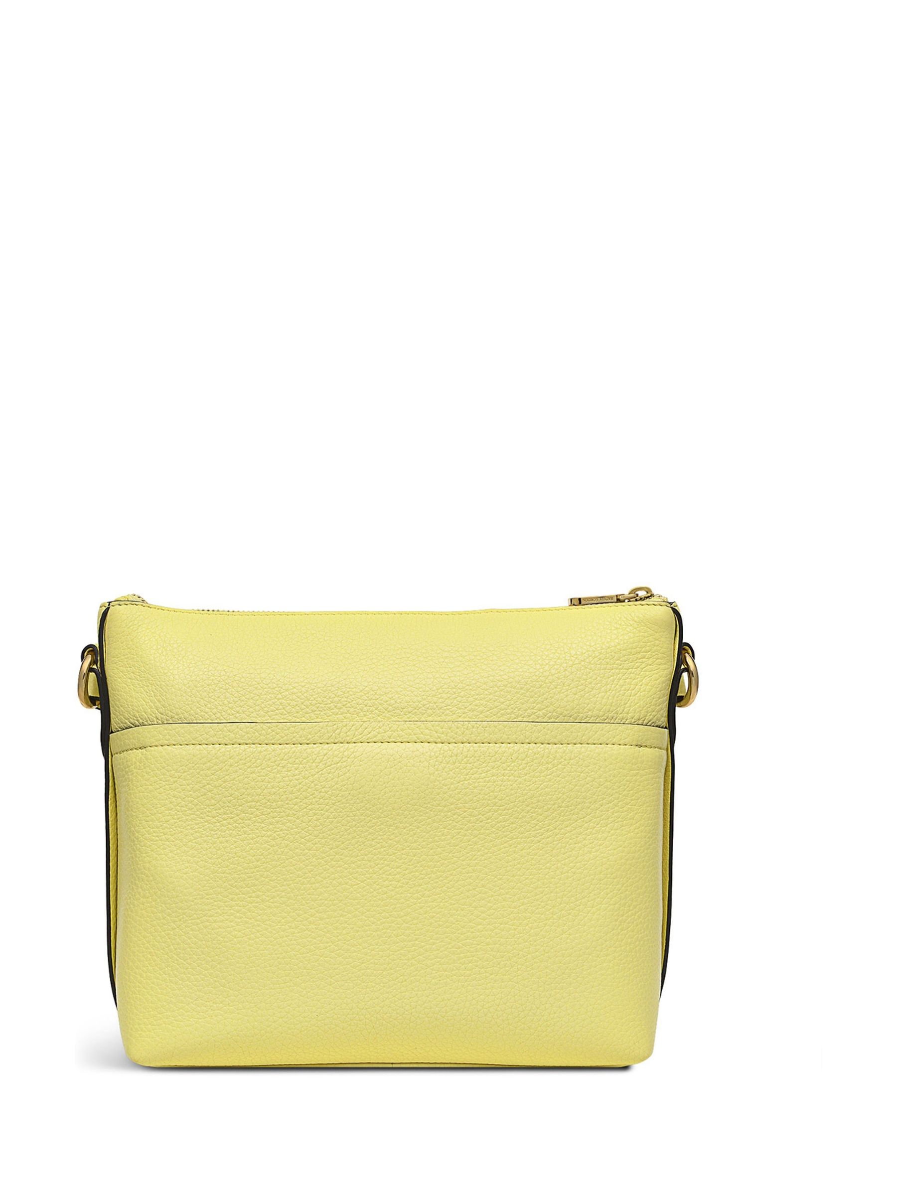 Buy Radley London Medium Yellow Wood Street 2.0 Ziptop Cross-Body Bag ...