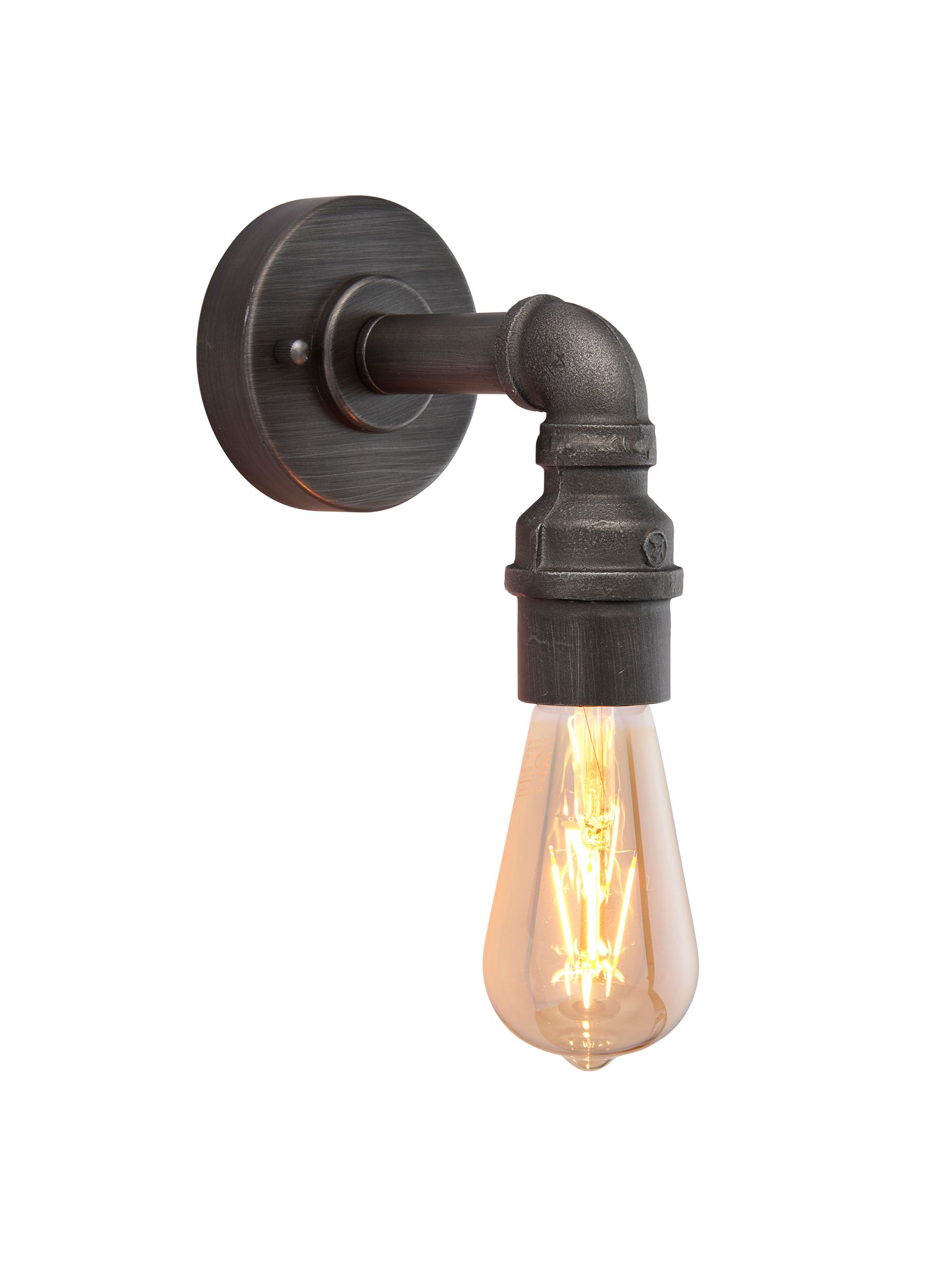 Buy Gallery Home Silver Gordon Wall Light from the Next UK online shop