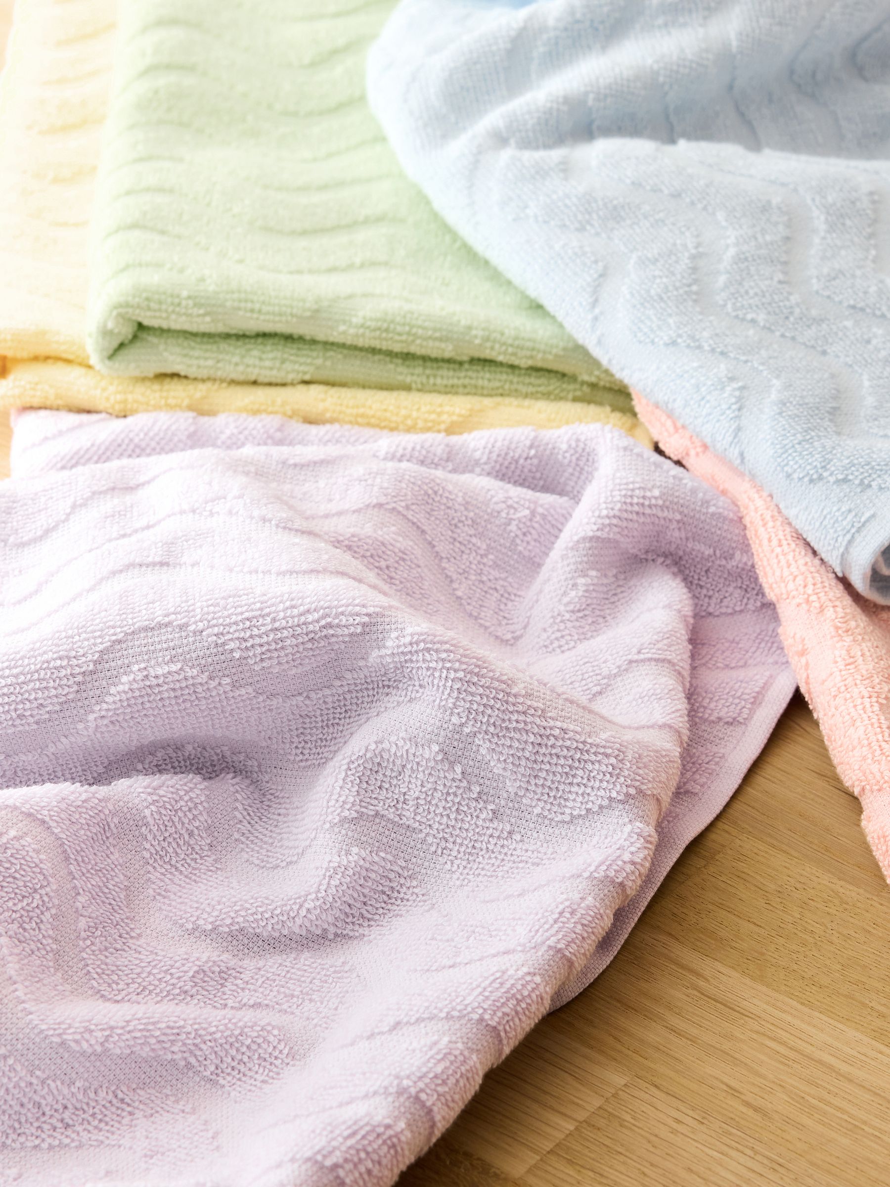 Buy Pastel Terry Set of 5 Tea Towels from the Next UK online shop