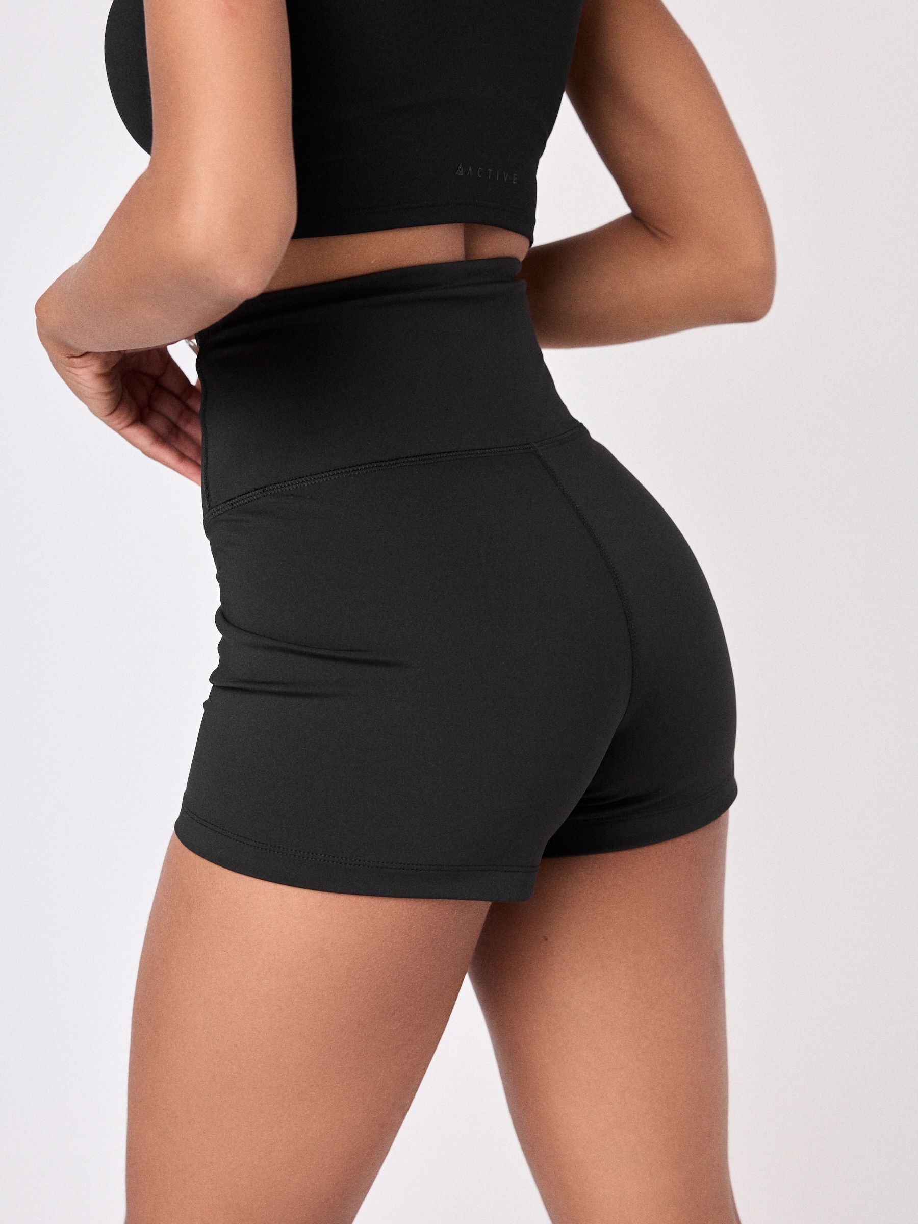 Buy Black Active Shorter Length Cycling Shorts from the Next UK online shop