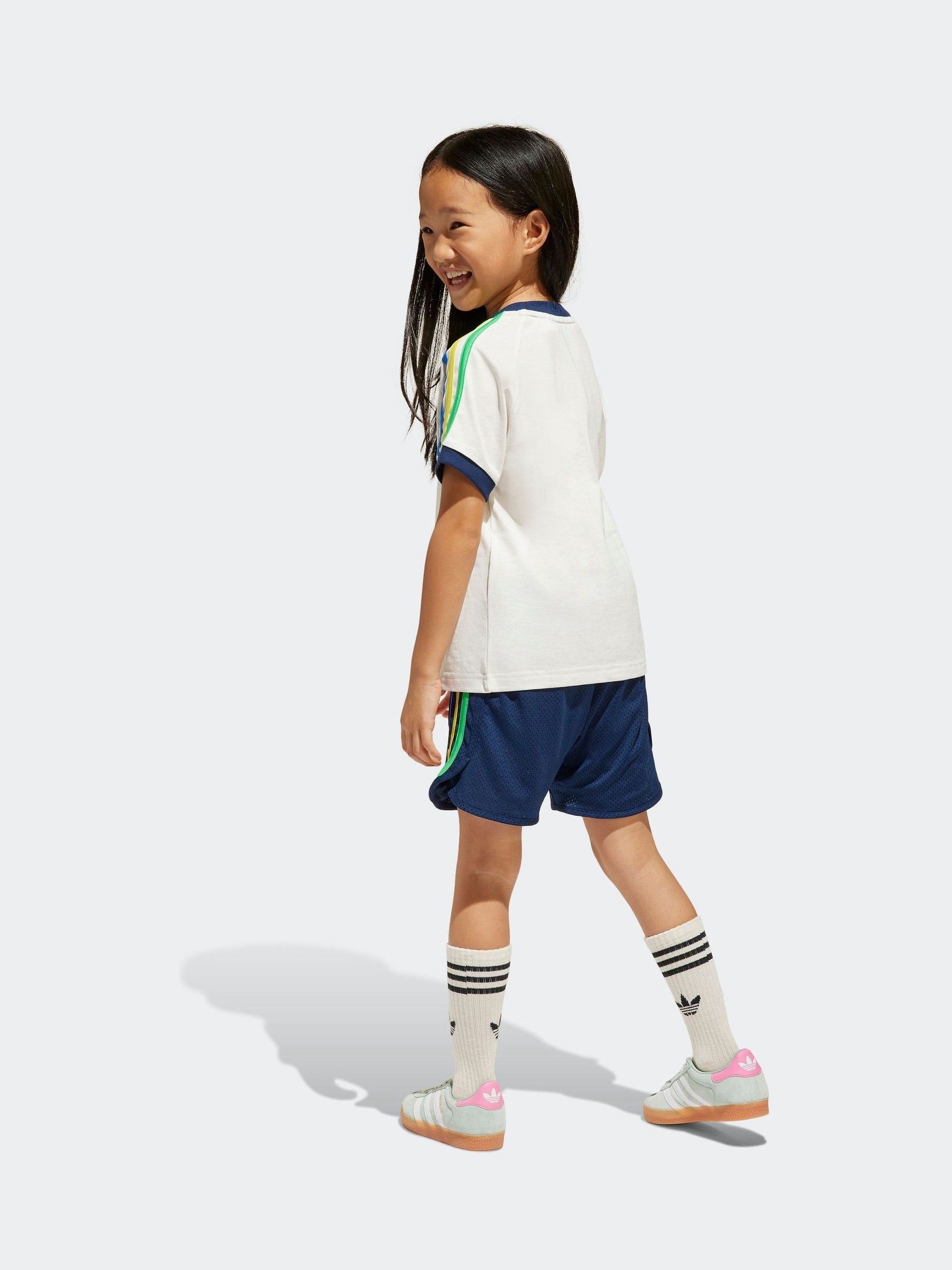 Buy adidas originals White 100% Cotton Short T-Shirt Set from the Next ...