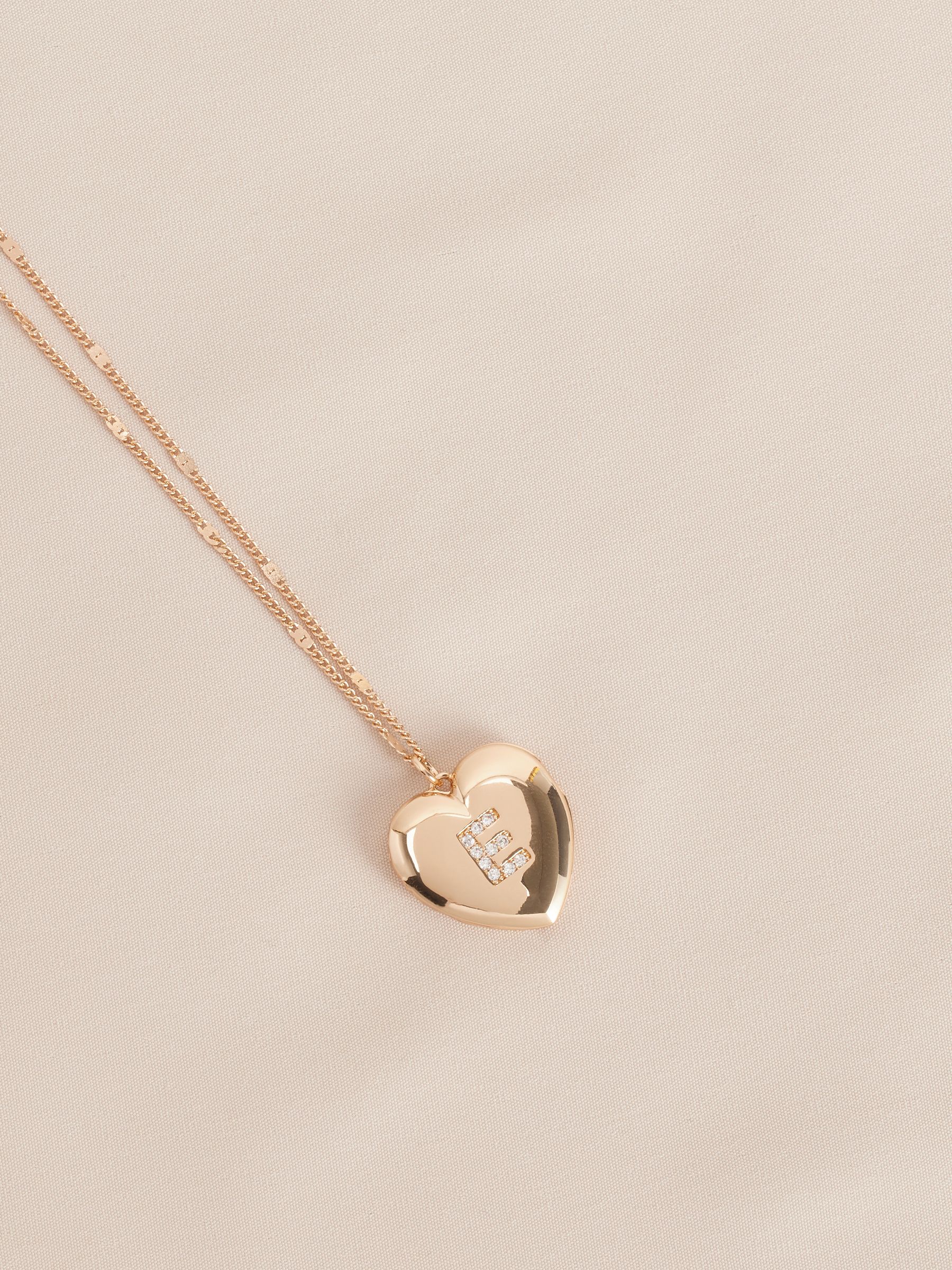 Buy Gold Tone Initial Heart Locket Necklace from the Next UK online shop