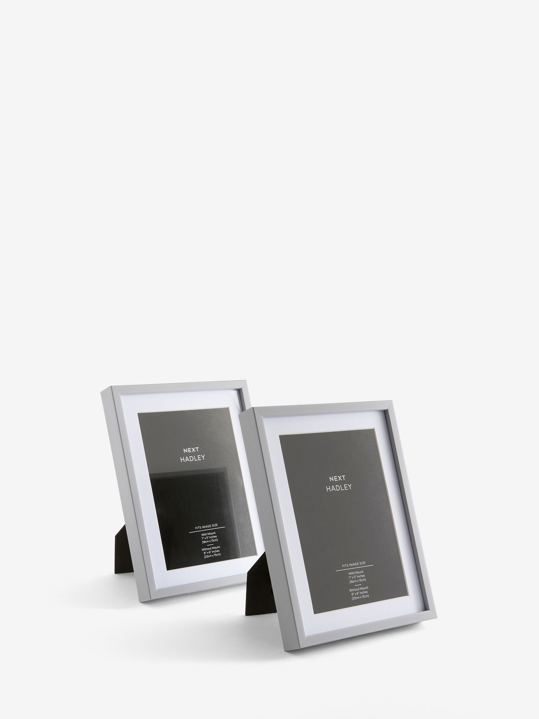 Buy Set of 2 Grey Hadley Photo Frames from the Next UK online shop