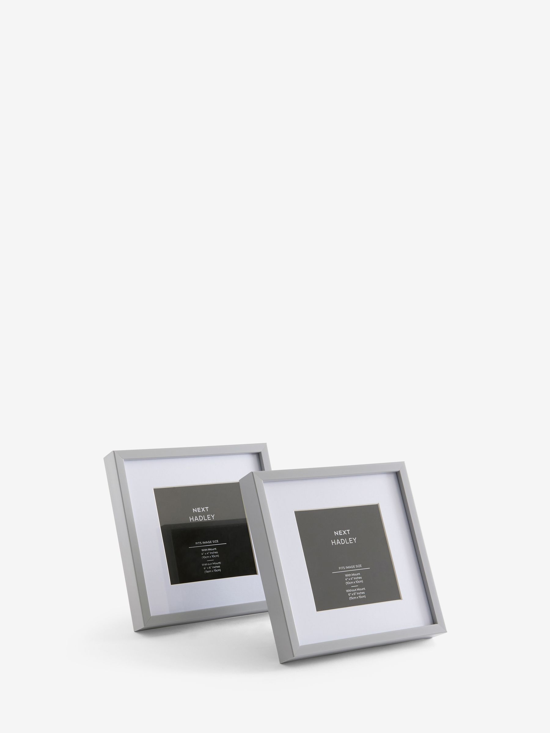 Buy Set of 2 Grey Hadley Photo Frames from the Next UK online shop