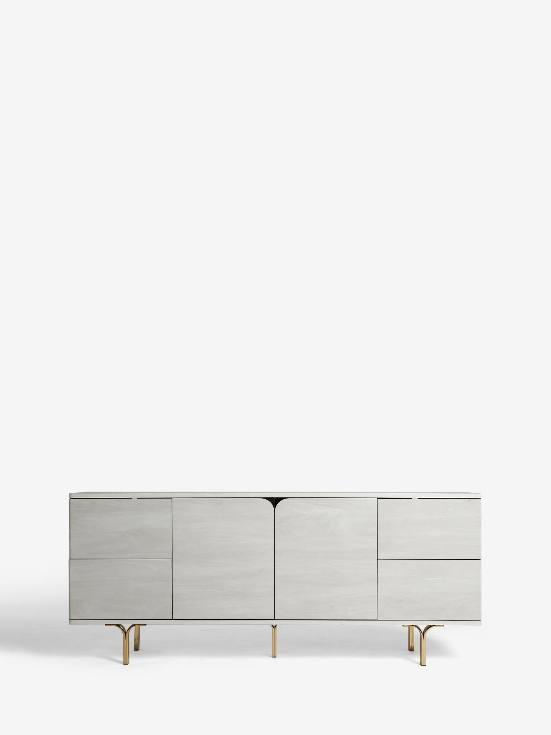 Buy Light Evie Oak Effect Extra Large Slim Sideboard from the Next UK ...