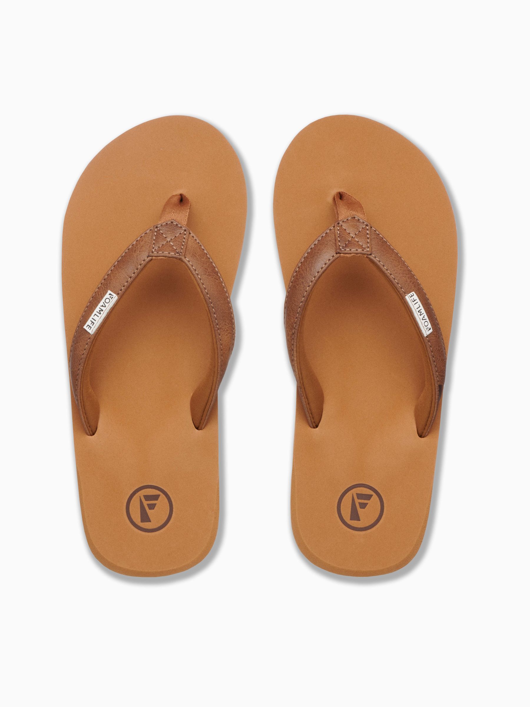 Buy Foamlife Dark Brown Womens Seales SC Flip Flops from the Next UK ...