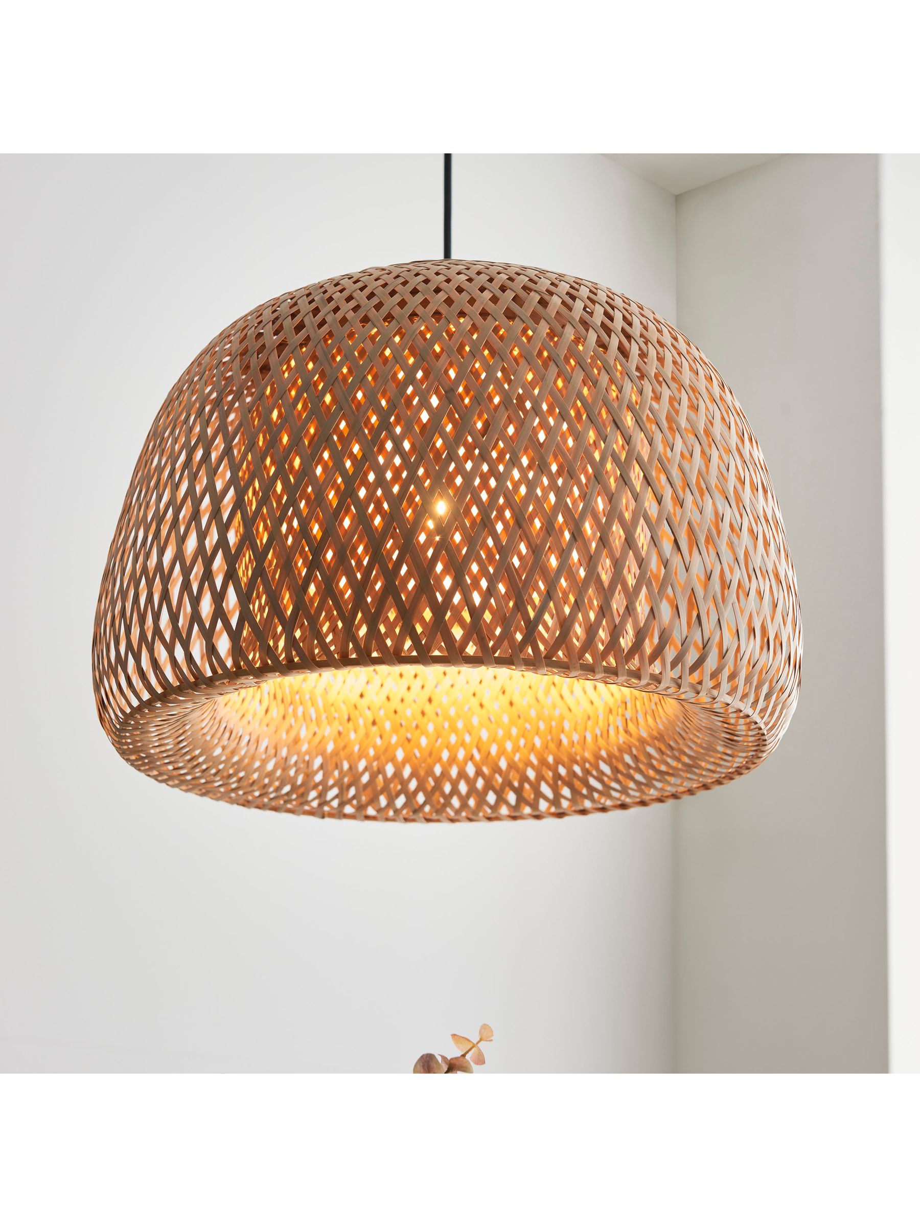 Buy Gallery Home Black Columbus 1 Pendant Ceiling Light from the Next ...