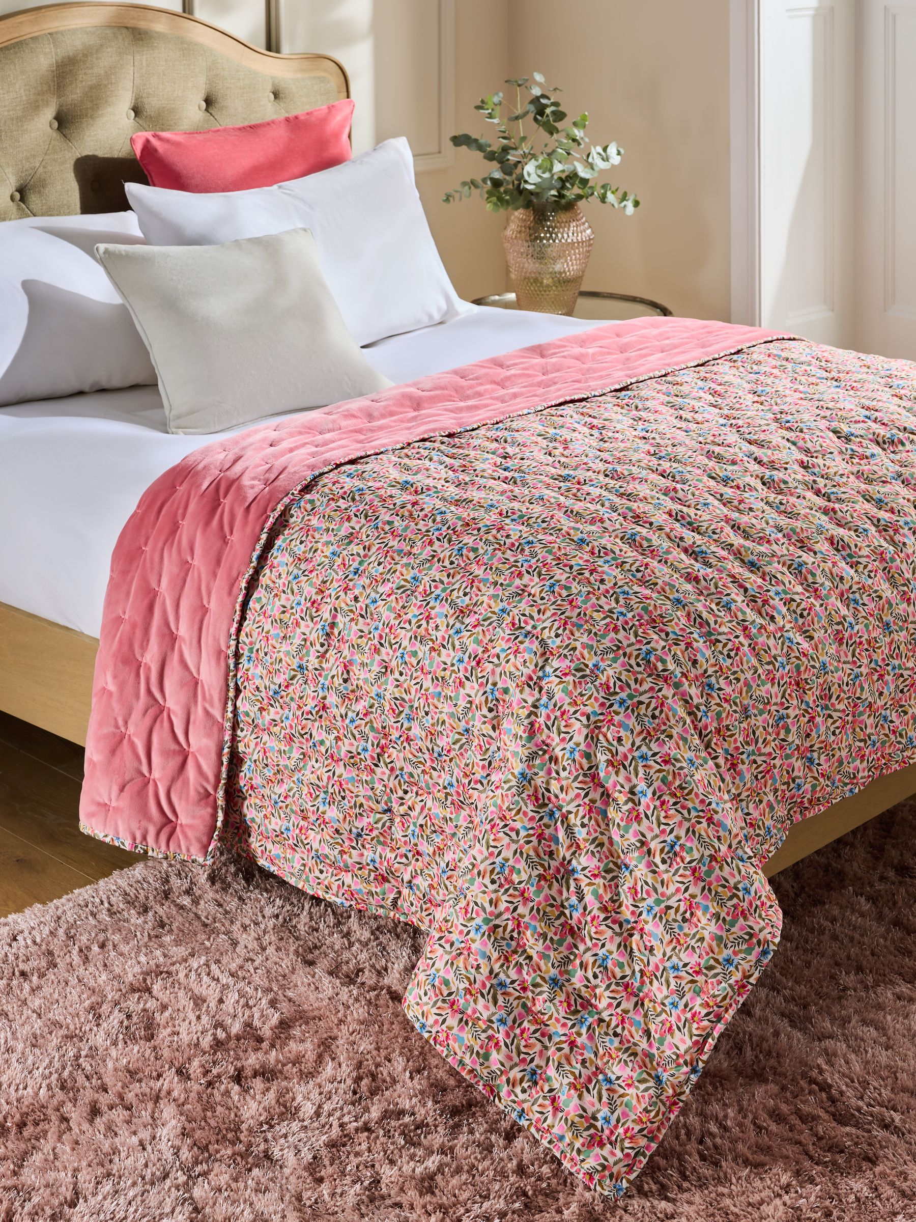 Buy Multi Bright Ditsy Floral Bedspread from the Next UK online shop