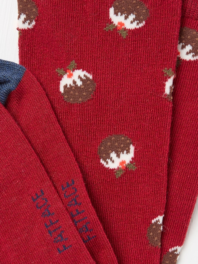 Buy FatFace Red Pudding Socks from the Next UK online shop