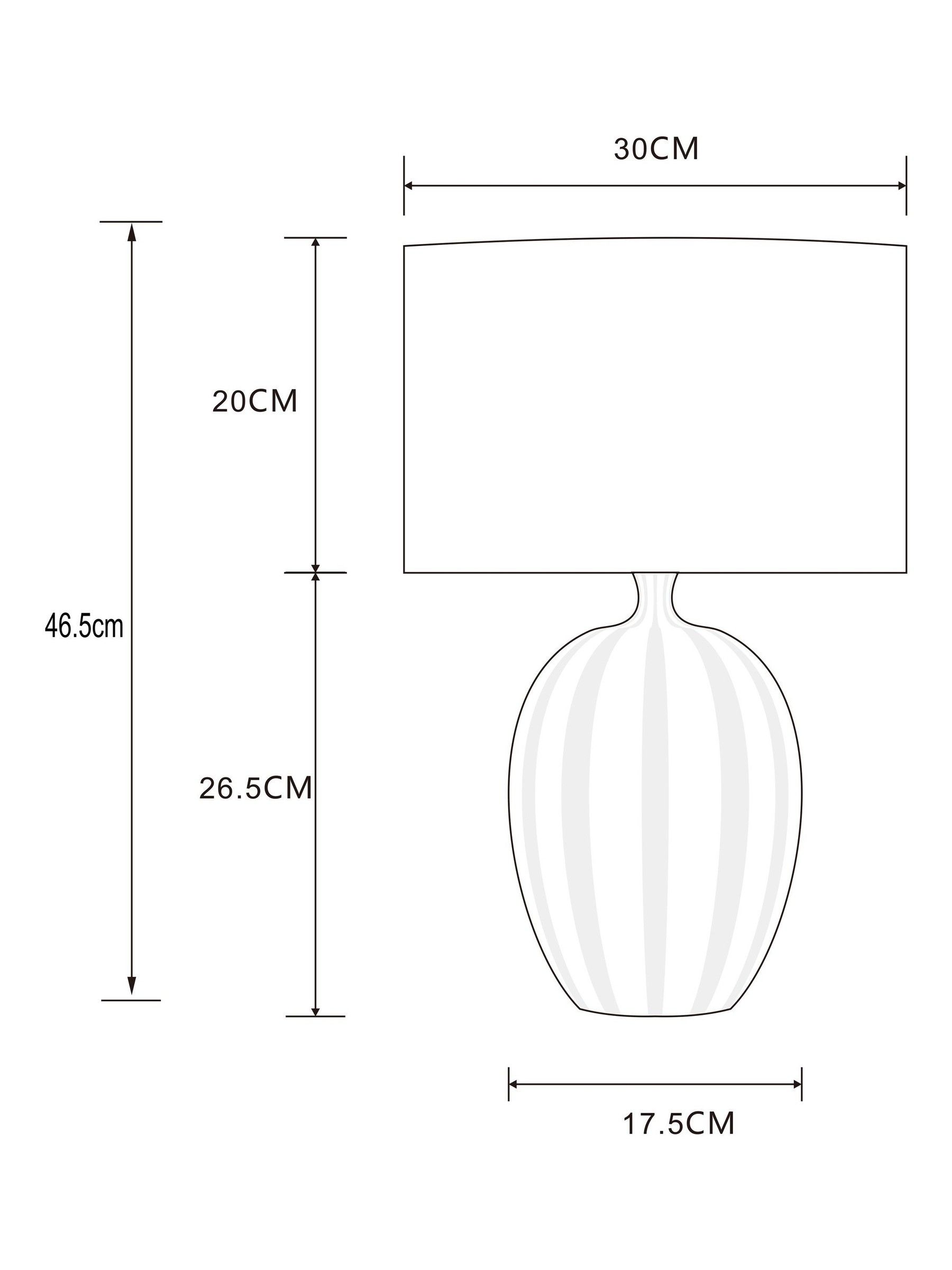 Buy Red Stripe Table Lamp from the Next UK online shop