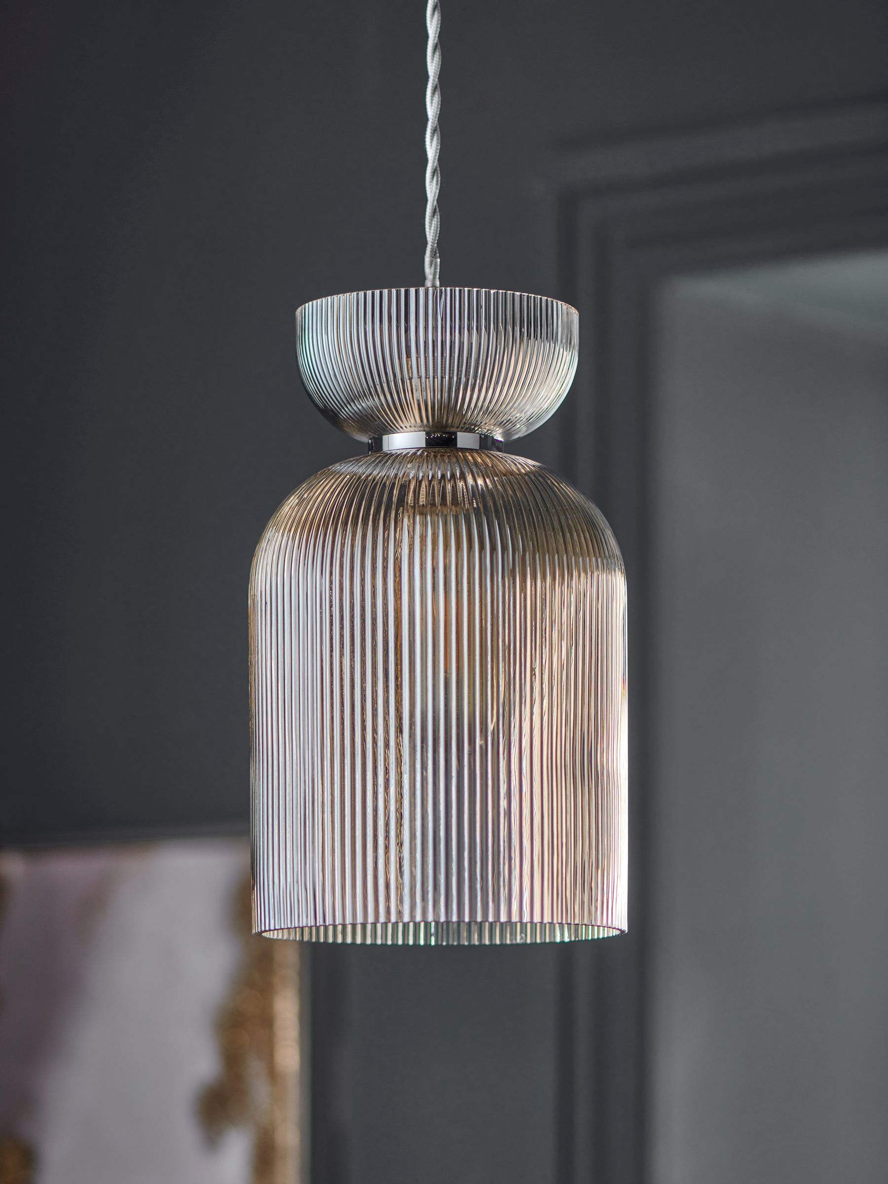 Buy Champagne Gold Hallie Easy Fit Pendant Light Shade from the Next UK ...