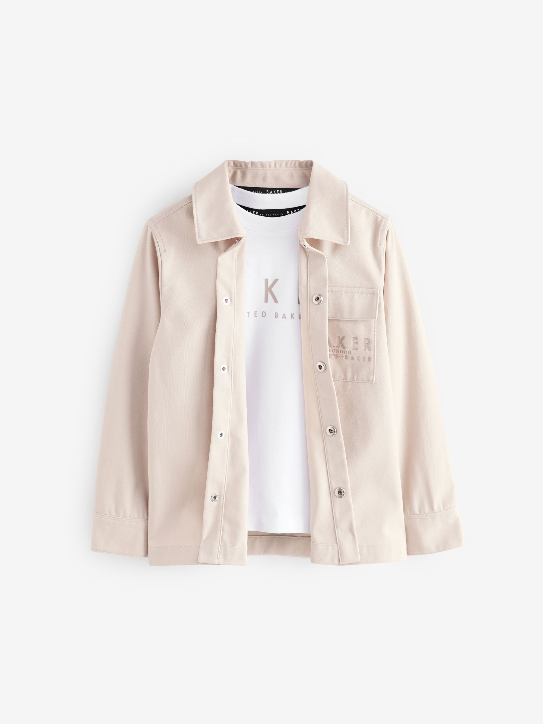 Buy Baker by Ted Baker Shacket and T-Shirt Set from the Next UK online shop