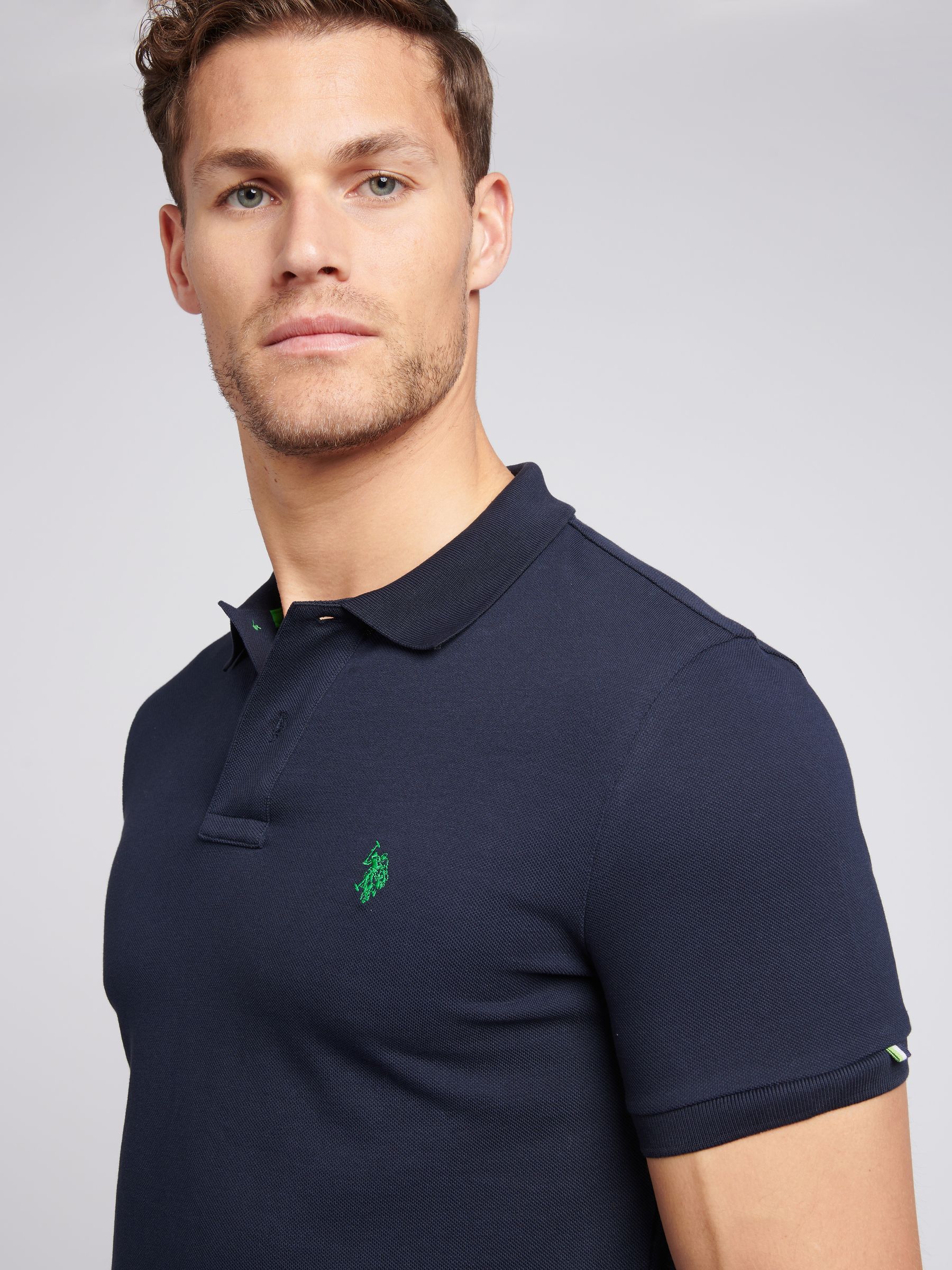 Buy U.S. Polo Assn. Blue Mens Life Polo Shirt from the Next UK online shop