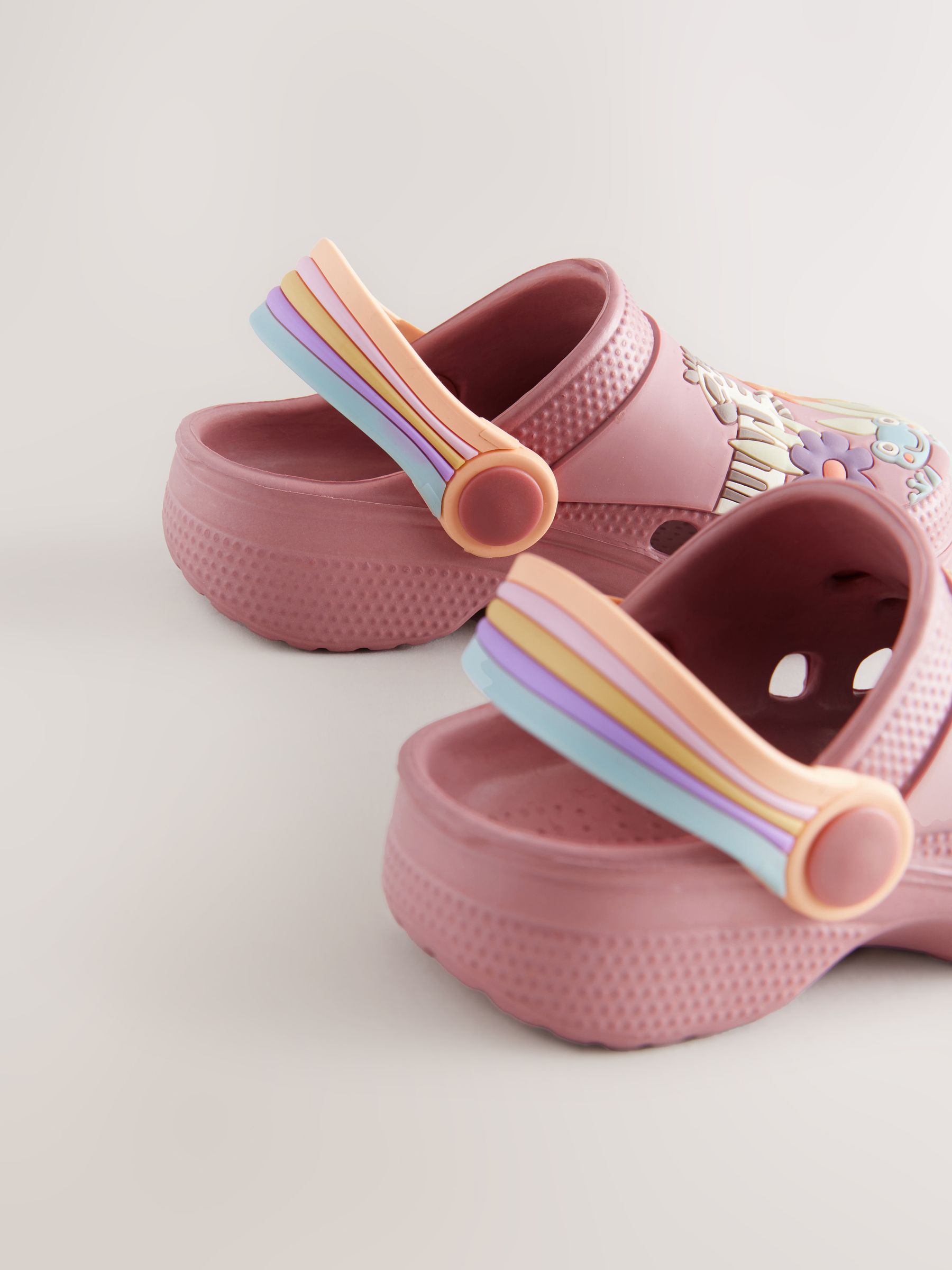 Buy Rust Brown/Pink Safari Character Clogs from the Next UK online shop