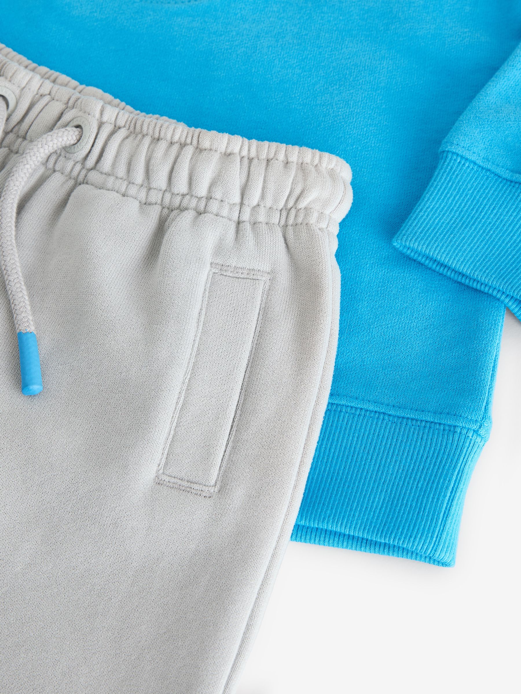 Buy Baker by Ted Baker Blue Sweatshirt And Grey Shorts Set from the ...