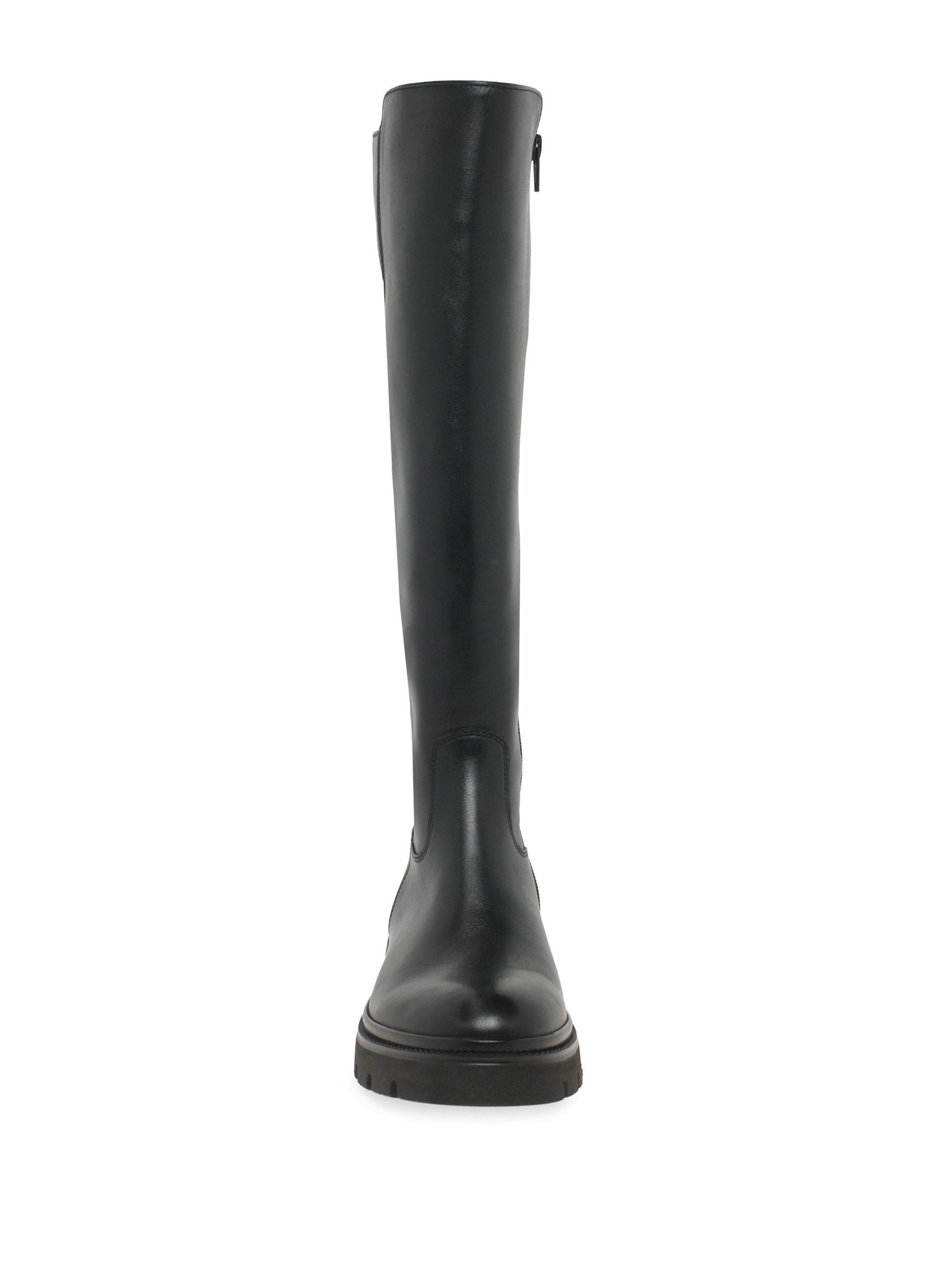 Buy Gabor Black Match Medium Vario Suede Long Boots from the Next UK ...