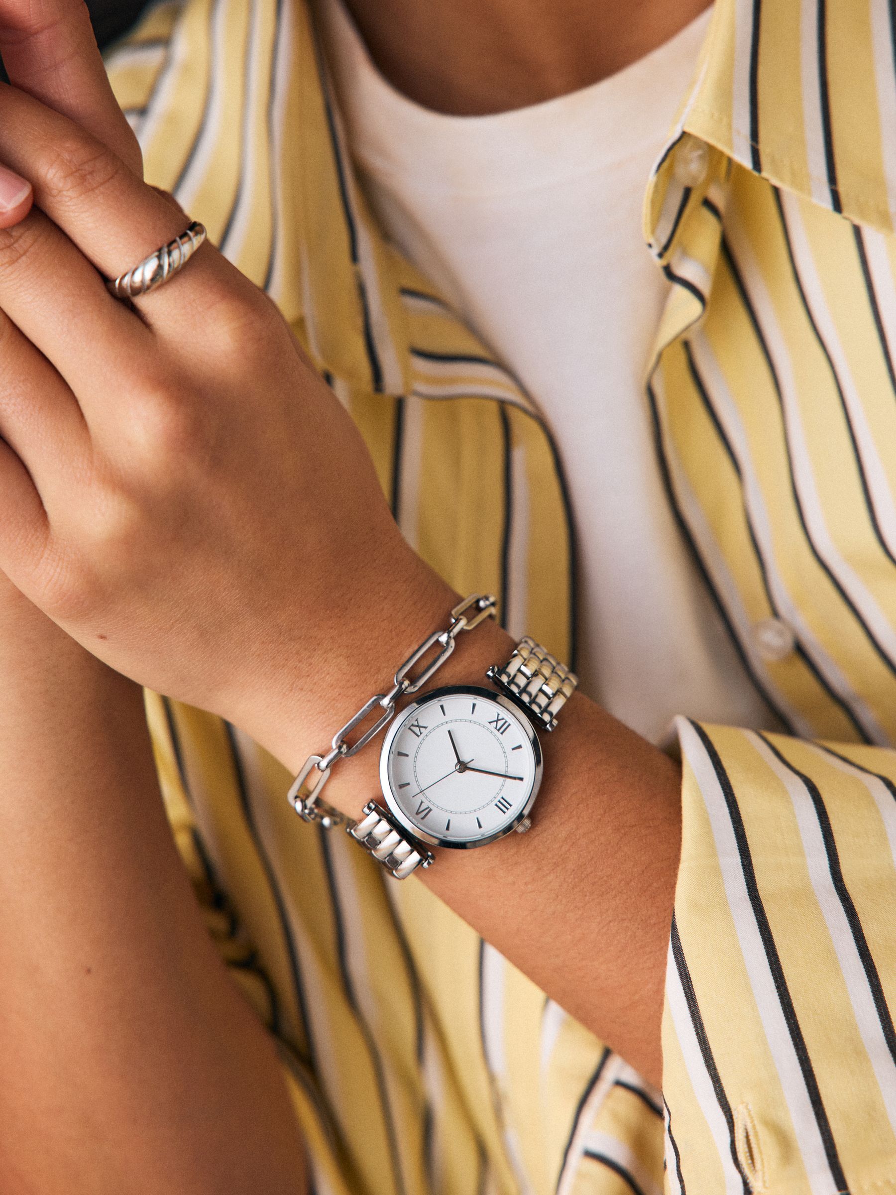 Buy Silver Waterproof Bracelet Watch from the Next UK online shop