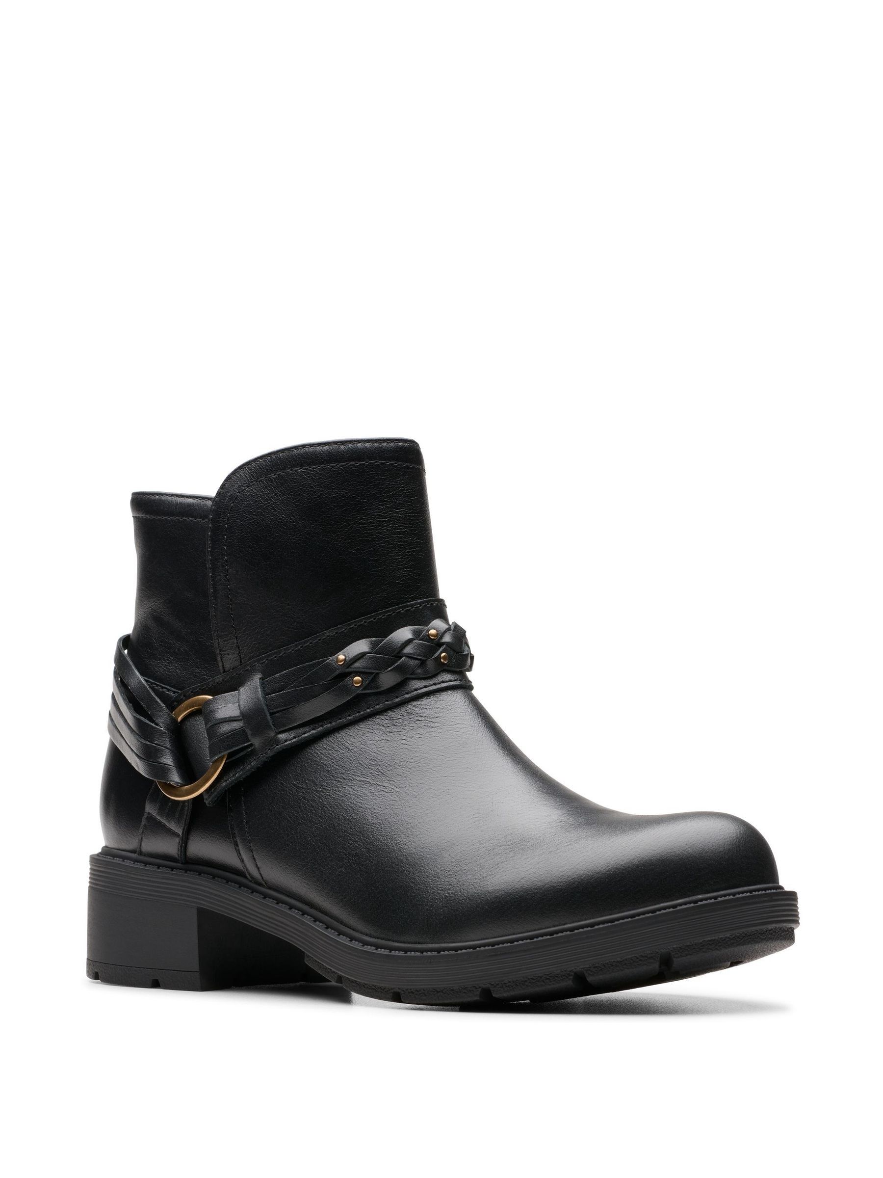 Buy Clarks Black Mushroom Oily Hearth Kaylie Boots from the Next UK ...