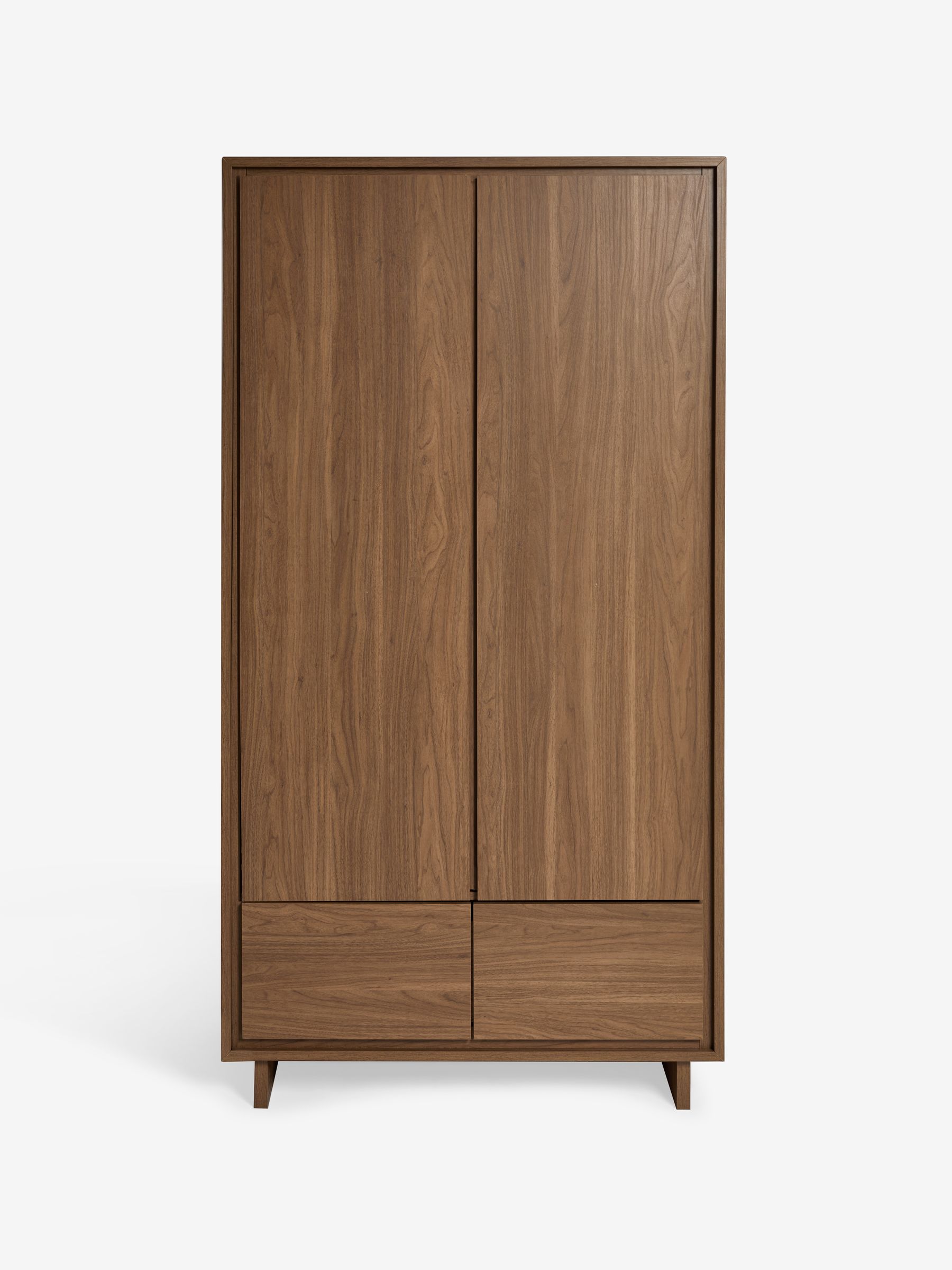 Buy MADE.COM Dark Walnut Effect Kaci Double Wardrobe from the Next UK ...