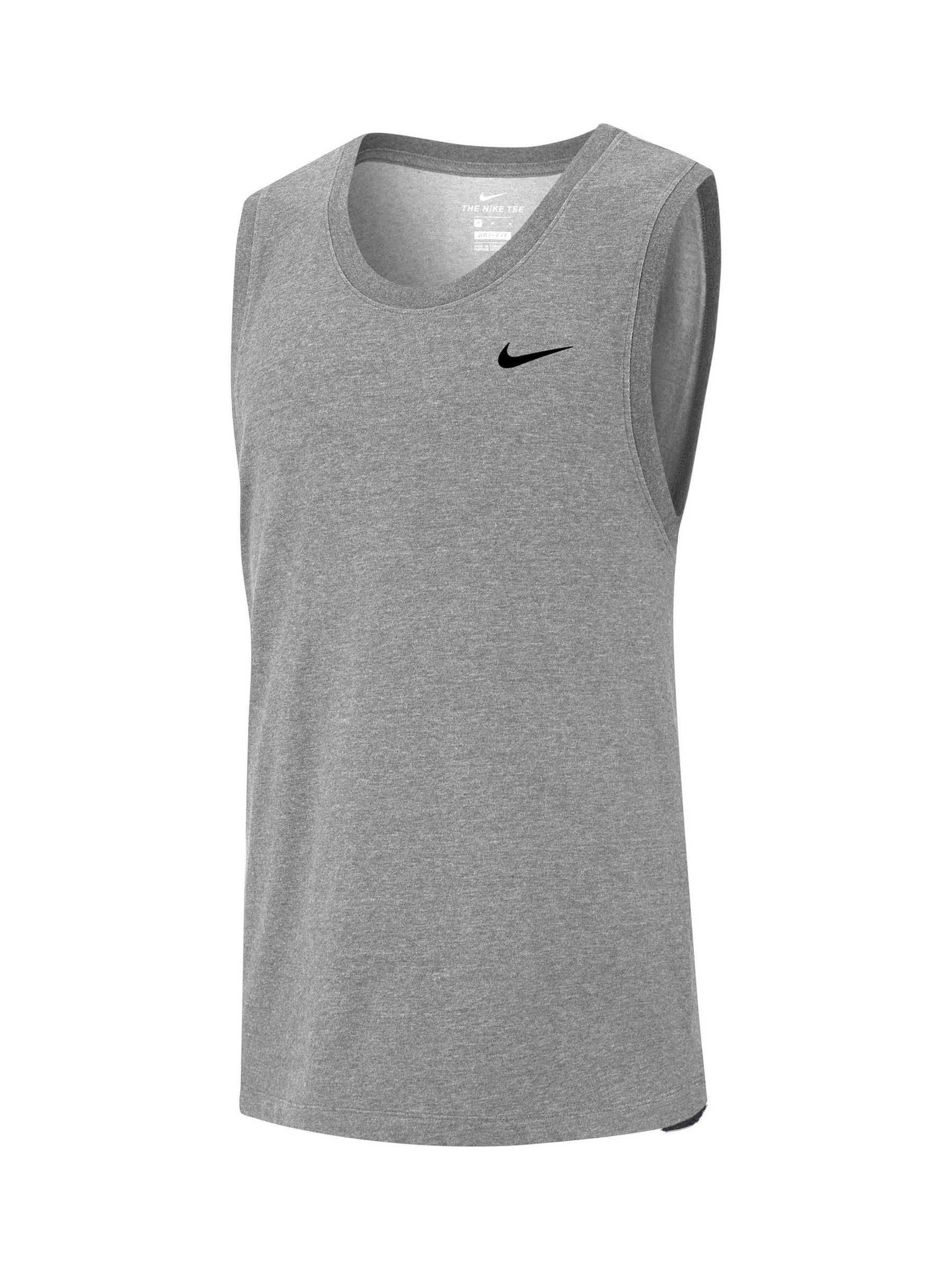 Buy Nike Dark Grey Heather Dri-FIT Training Vest Top from the Next UK ...