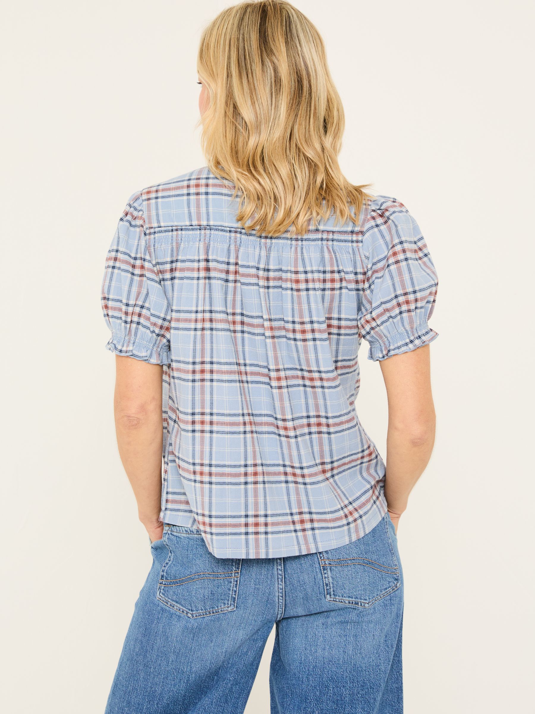 Buy FatFace Jade Blue Blouse from the Next UK online shop