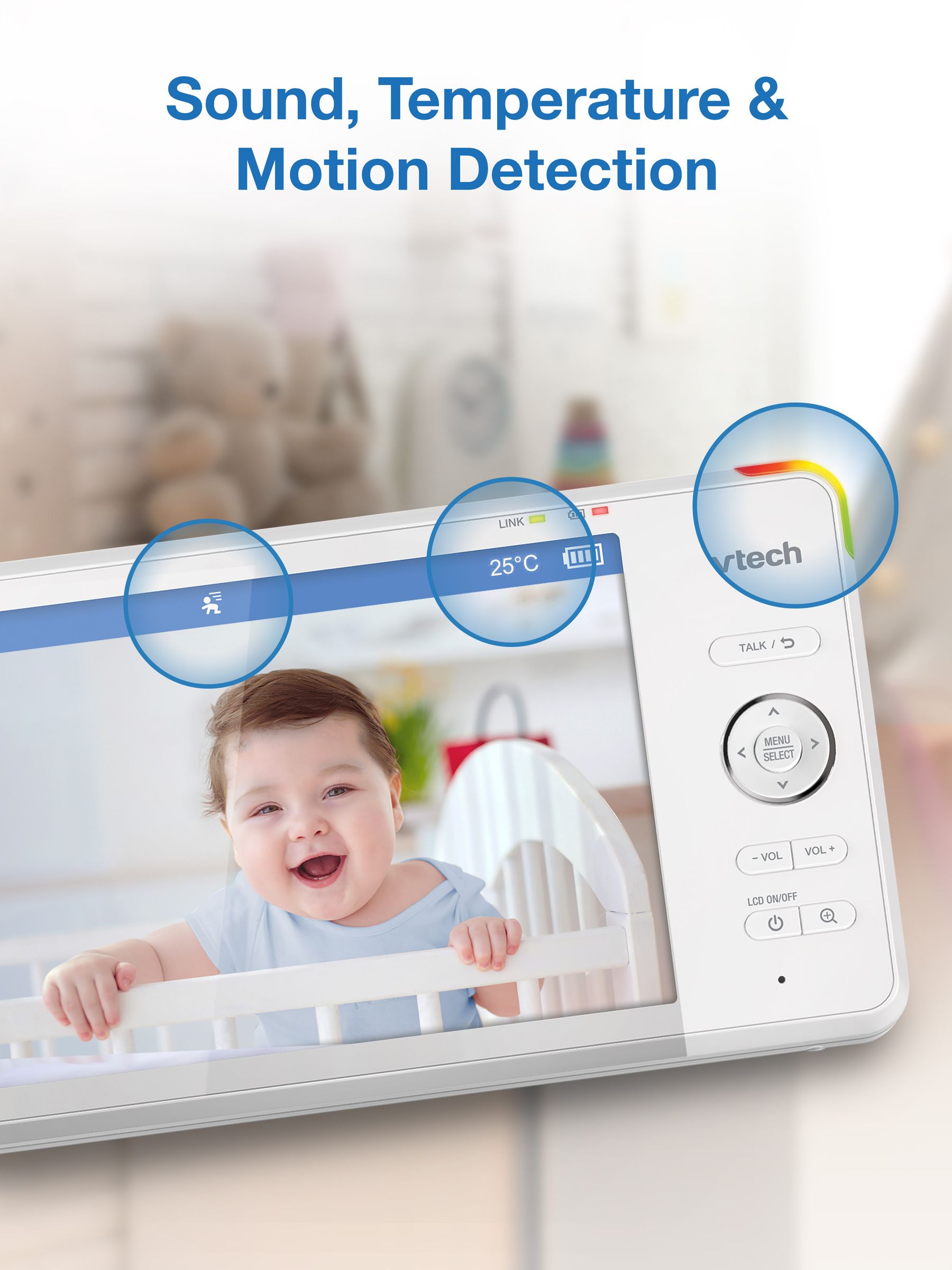 Buy V-Tech RM7766HD 7inch Smart Wi-Fi Baby Monitor from the Next UK ...