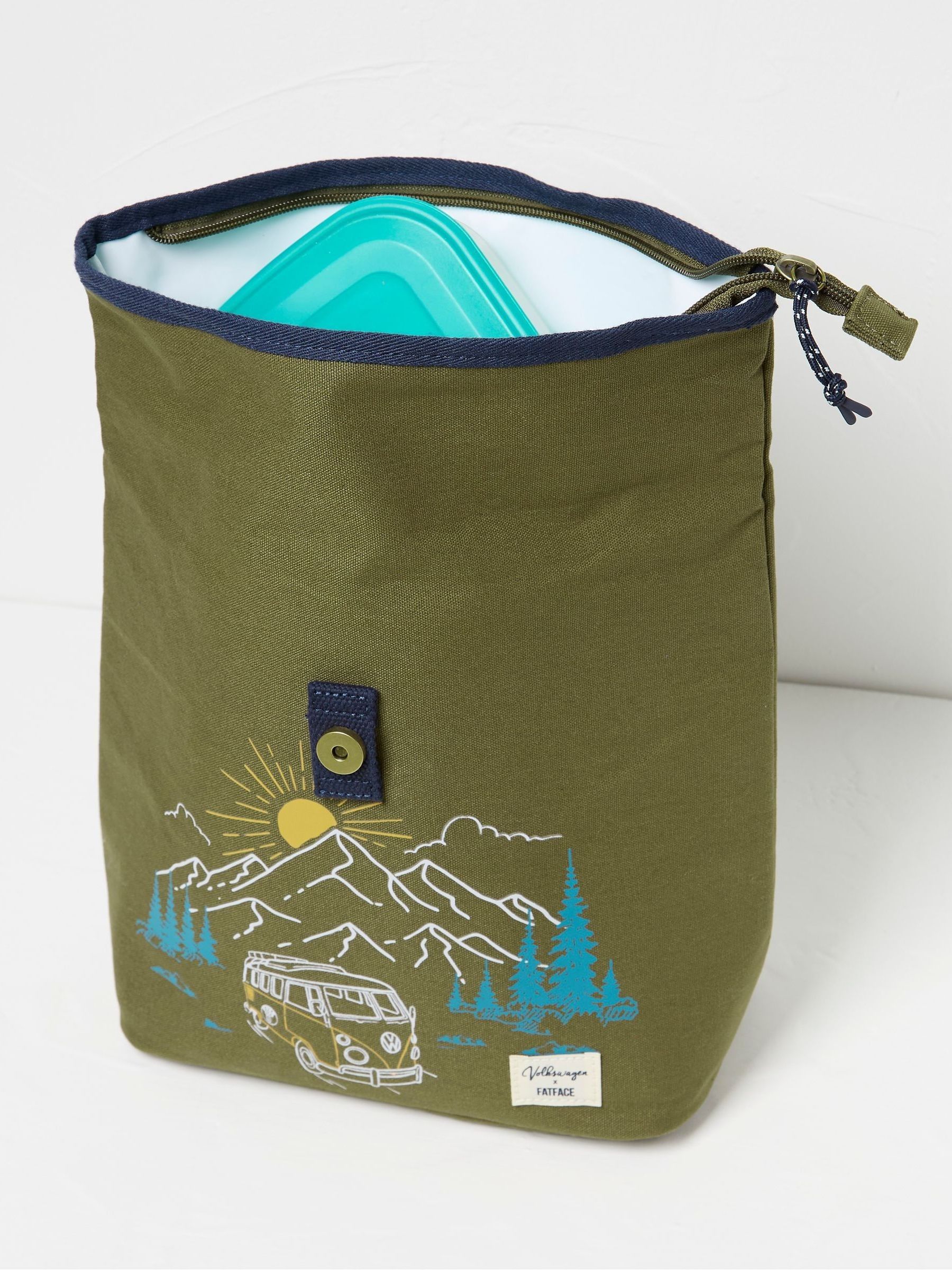 Buy FatFace Green VW Camper Lunch Cool Bag From The Next UK Online Shop buy-fatface-green-vw-camper-lunch-cool-bag-from-the-next-uk-online-shop