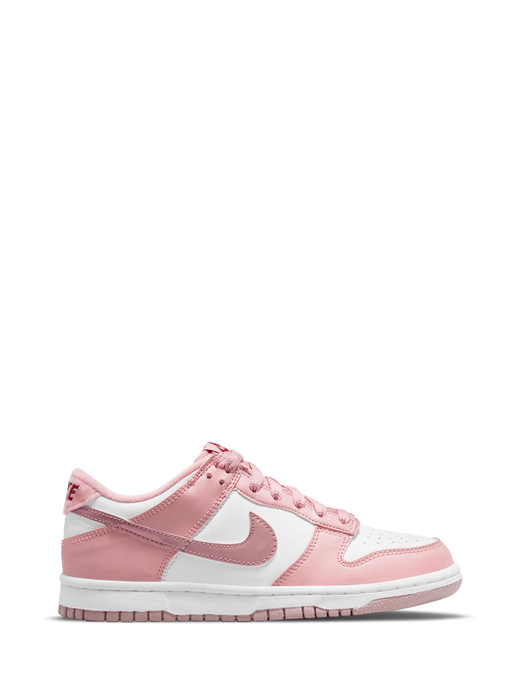 Buy Nike White/Pale Pink Youth Dunk Low Trainers from the Next UK ...