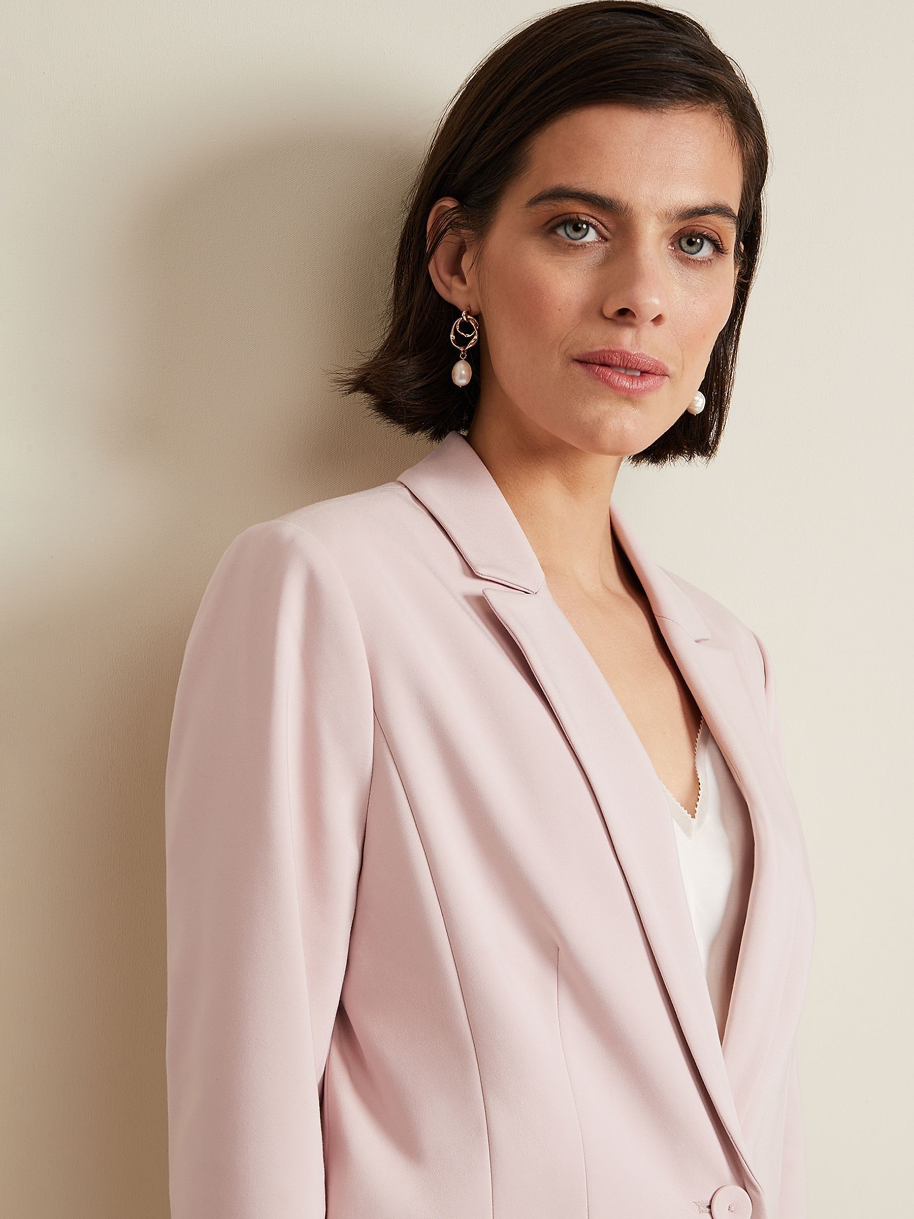 Buy Phase Eight Pink Ulrica Fitted Jacket from the Next UK online shop