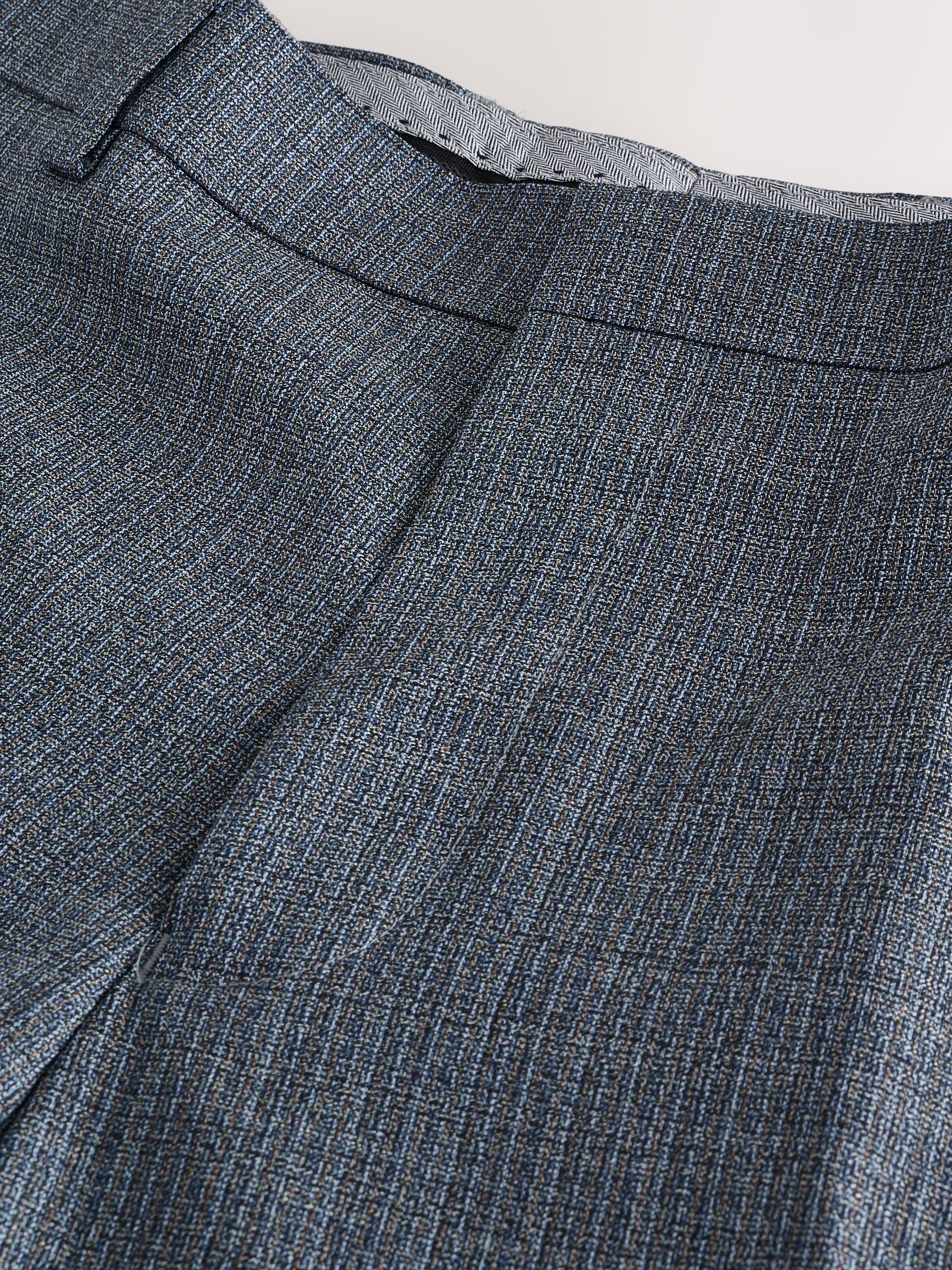 Buy Grey Slim Fit Signature Texture Marzotto Italian Fabric 100% Wool ...