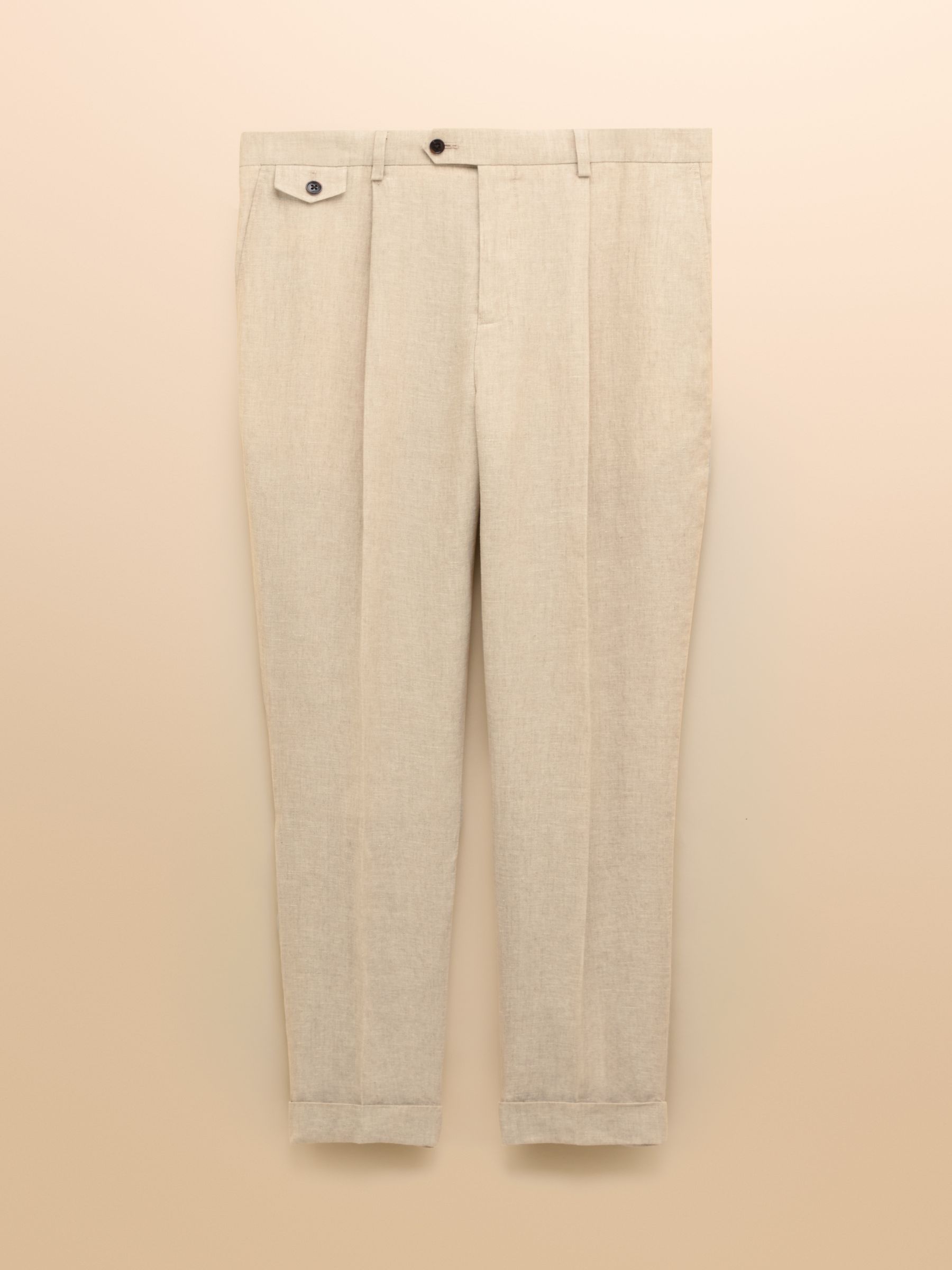 Buy Joules Stone Slim Fit 100% Linen Safari Suit Trousers from the Next ...