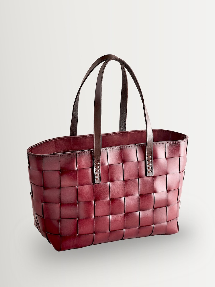 Dragon Diffusion Japan Woven Leather Tote Bag | Seasons