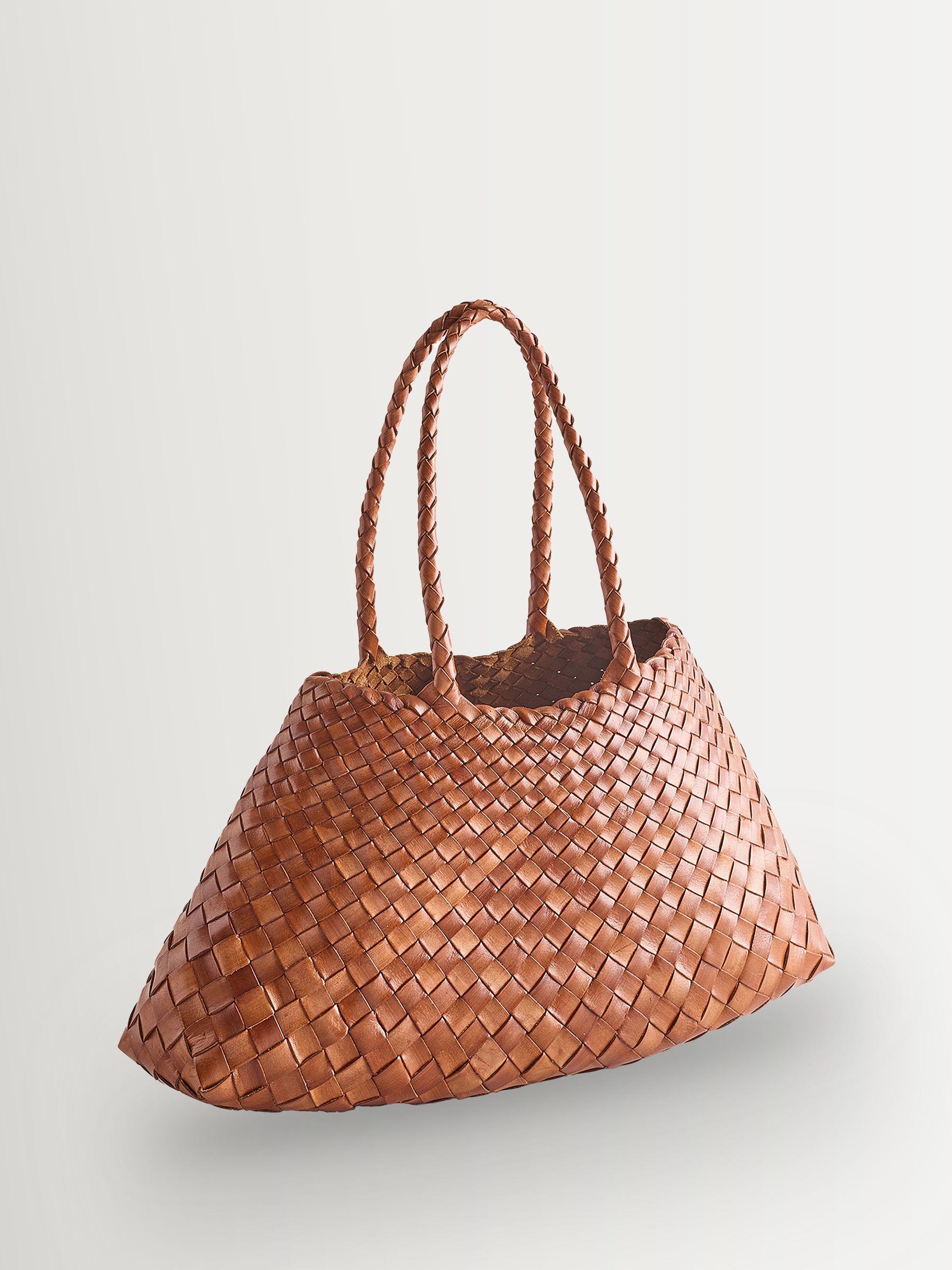 Buy Dragon Diffusion Tan Santa Croce Large Woven Bag from the Next UK ...