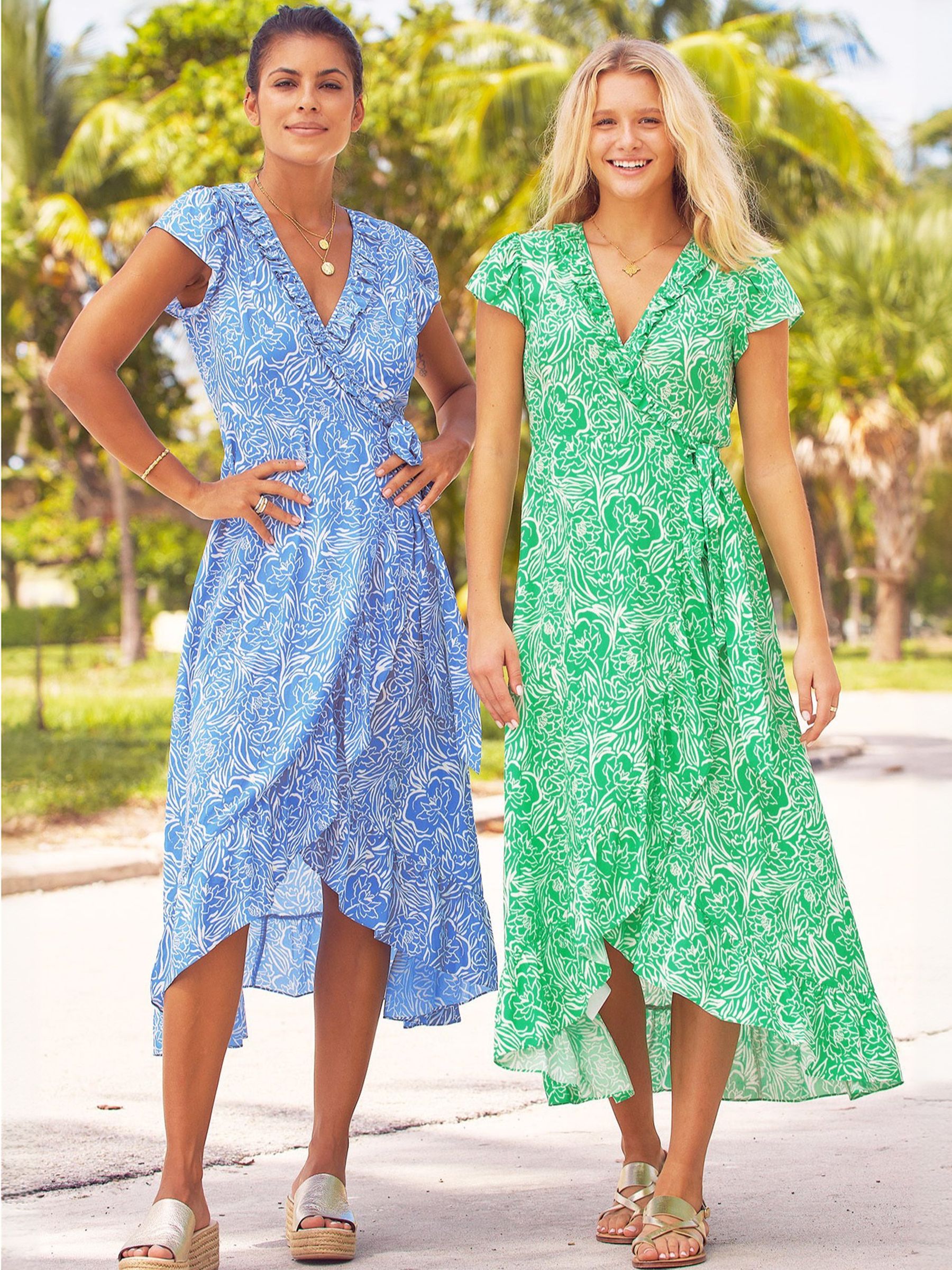 Buy Aspiga Green Demi Wrap Dress from the Next UK online shop