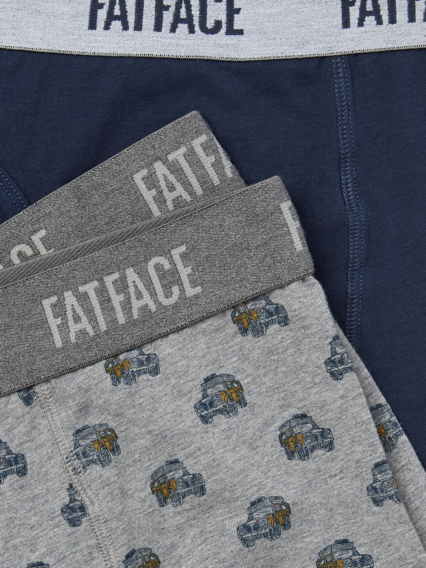 Buy FatFace Blue & Grey Off Roader Classic Boxers 2 Pack from the Next ...