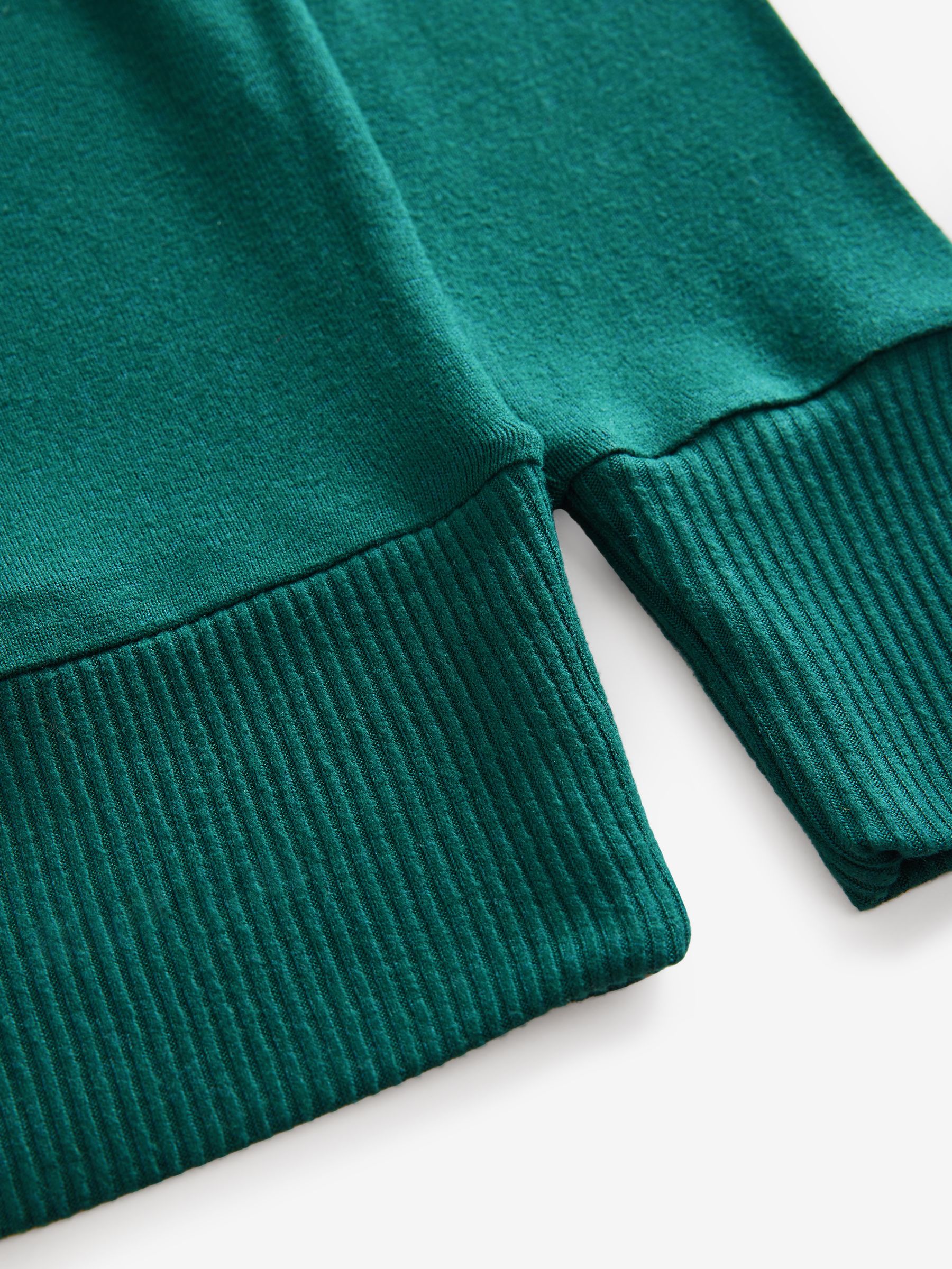 Buy Forest Green Soft Touch Cosy Seam Crew Neck Jumper from the Next UK ...