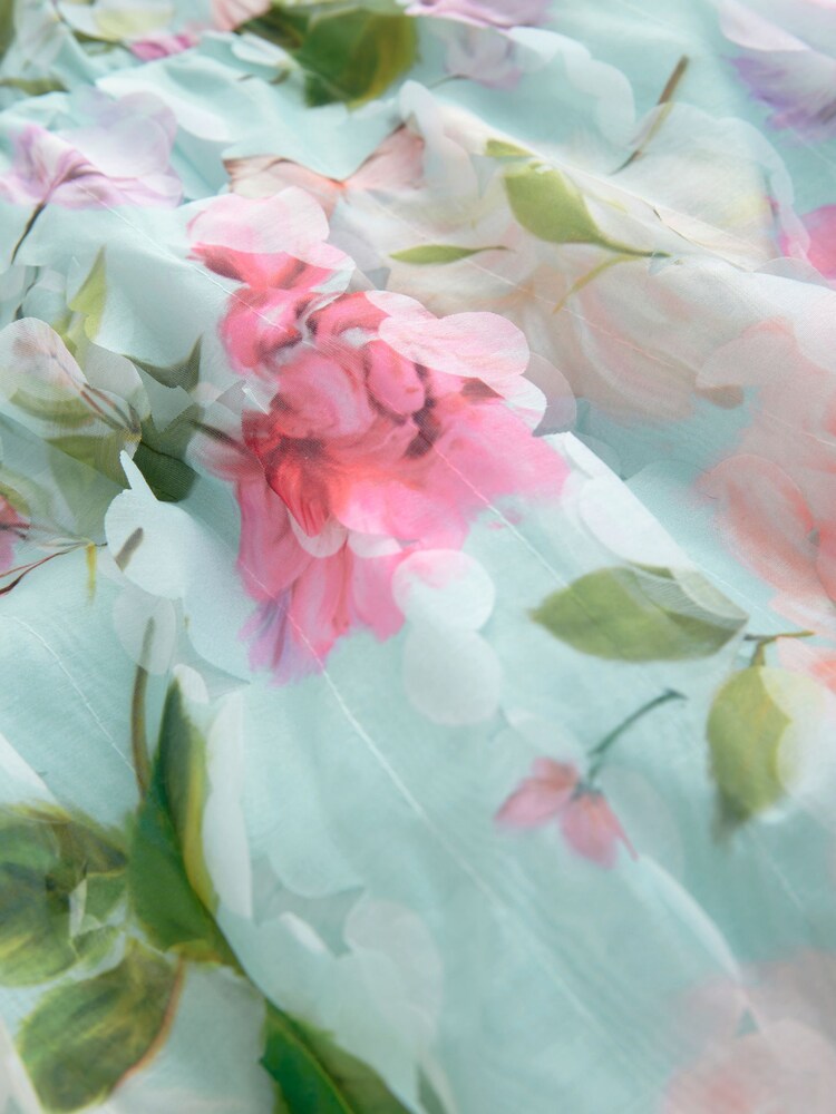 Buy Baker by Ted Baker Mint Green 3D Floral Puff Sleeve Dress from Next USA