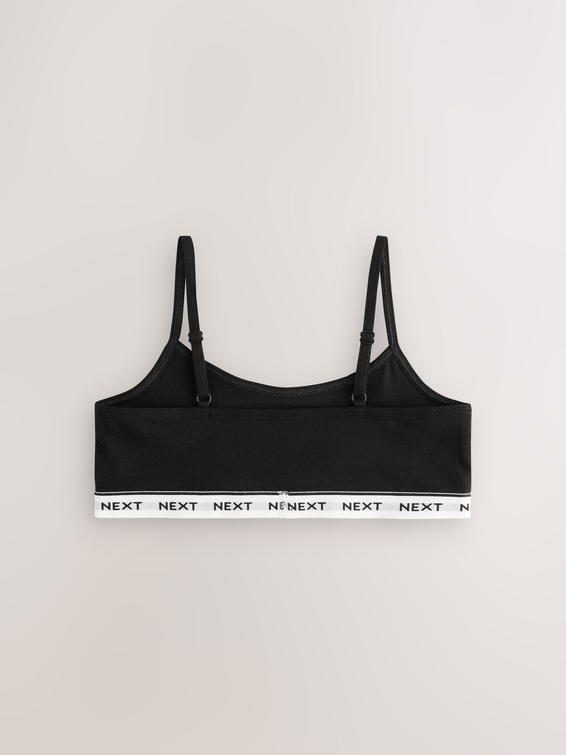Buy Black/White/Grey Strappy Crop Tops 7 Pack (5-16yrs) from the Next ...