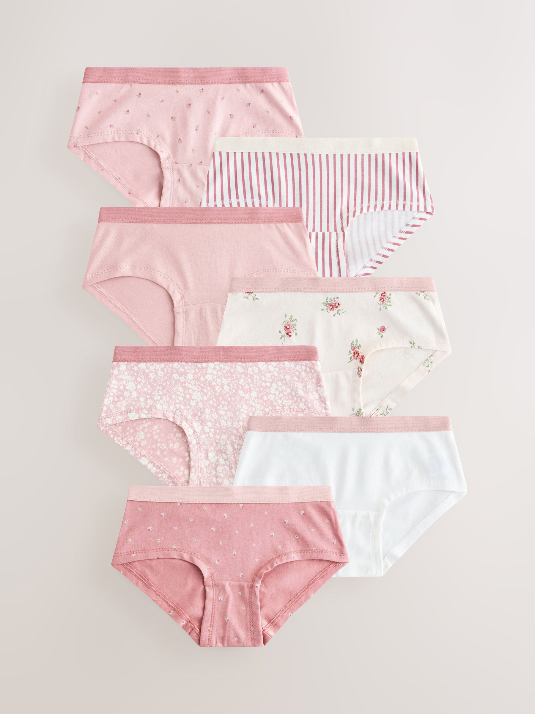 Buy Pink Hipsters Briefs 7 Pack (2-16yrs) from the Next UK online shop
