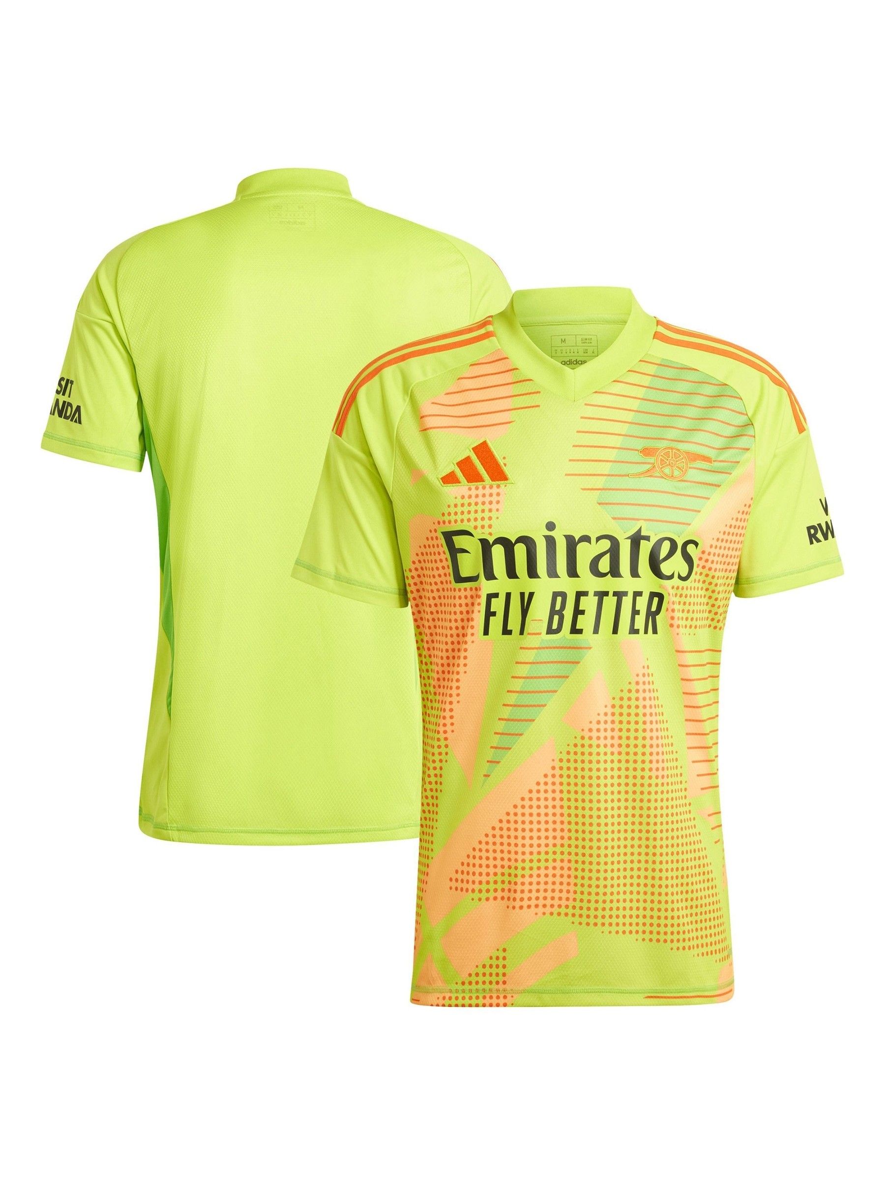 Buy adidas Yellow Arsenal Home Goalkeeper Shirt 2024-25 from the Next ...