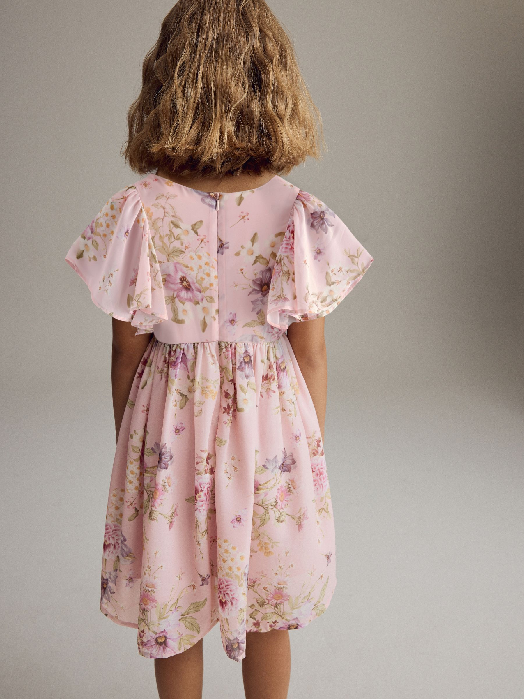 Buy Pink Angel Sleeve Embellished Dress (3-16yrs) from the Next UK ...