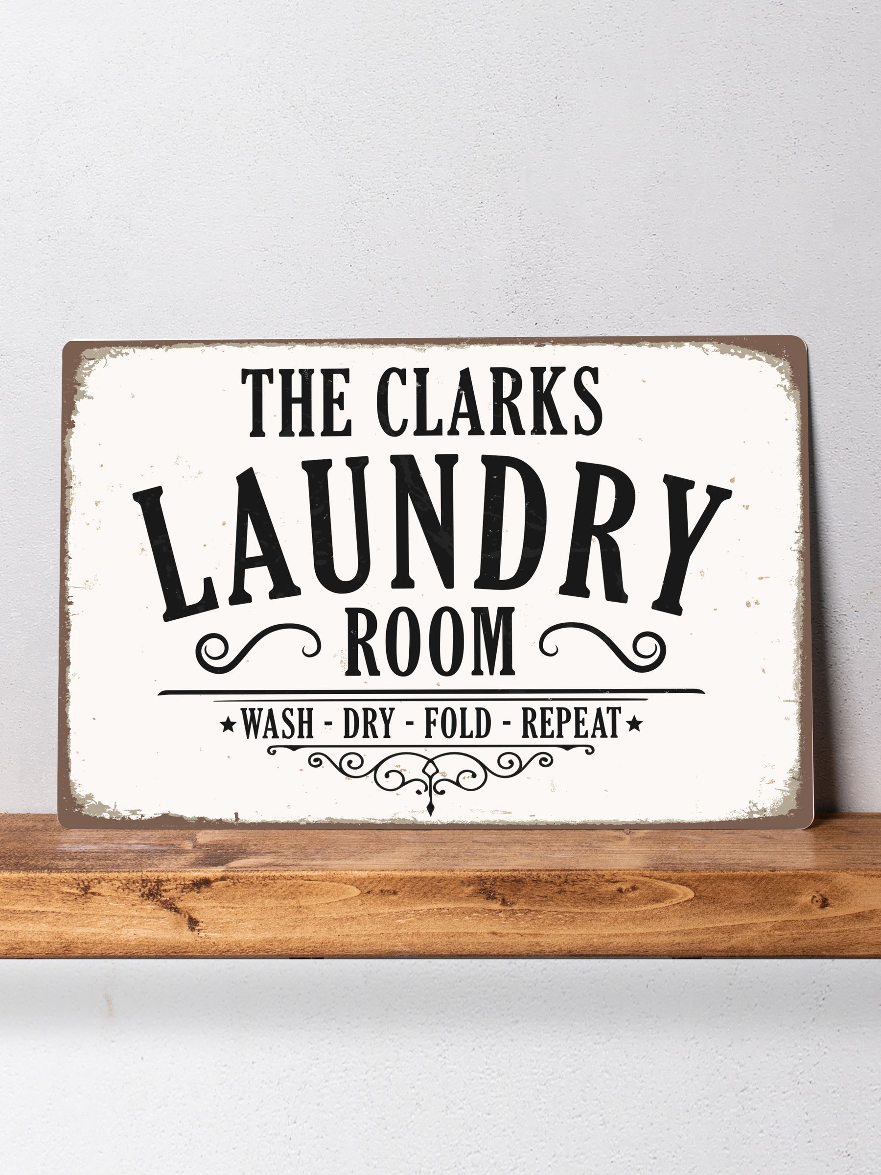 Buy Loveabode Natural Personalised Utility Room Sign from the Next UK ...