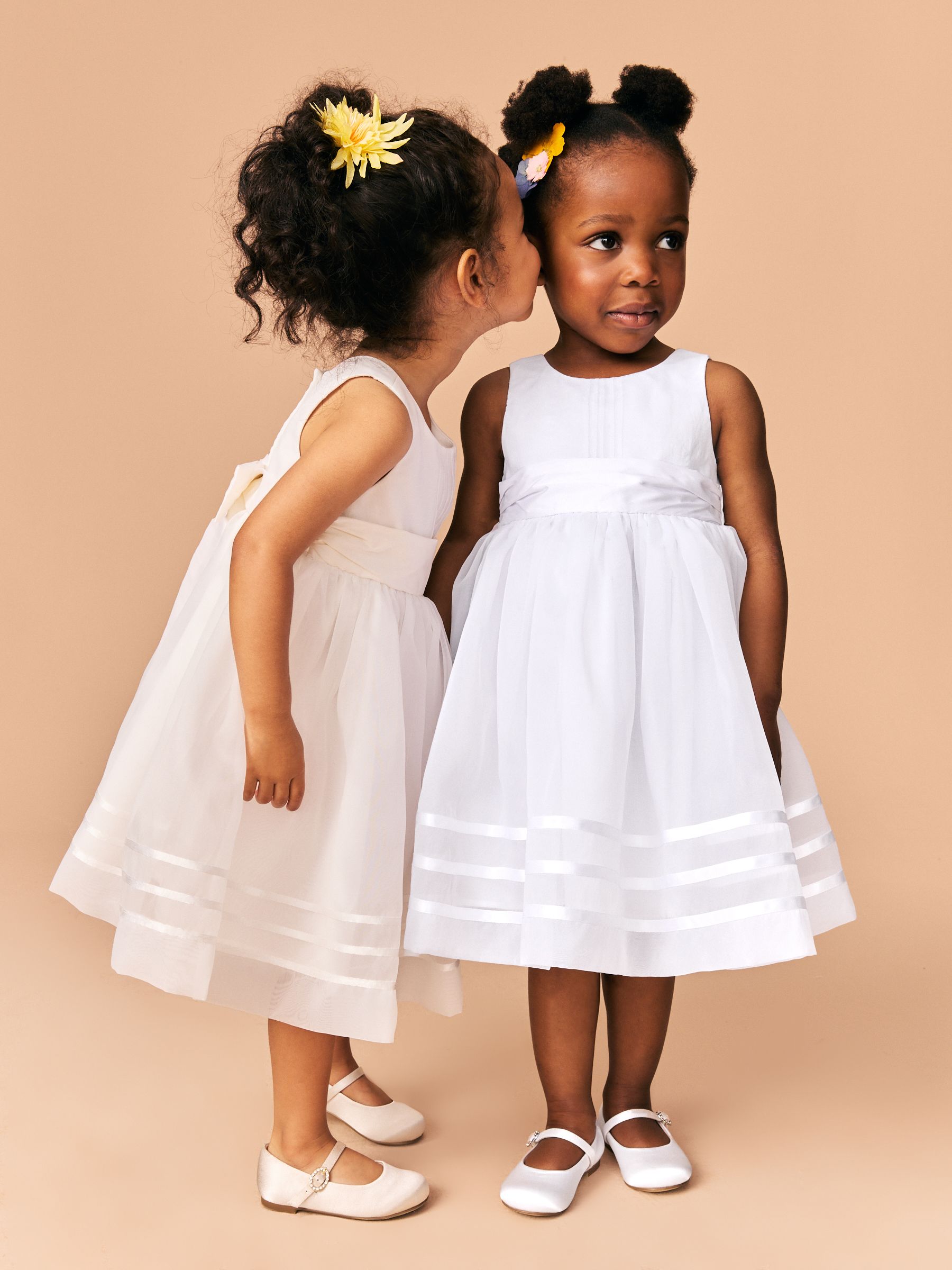 Buy White Flower Girl Organza Dress (3mths-10yrs) from the Next UK ...