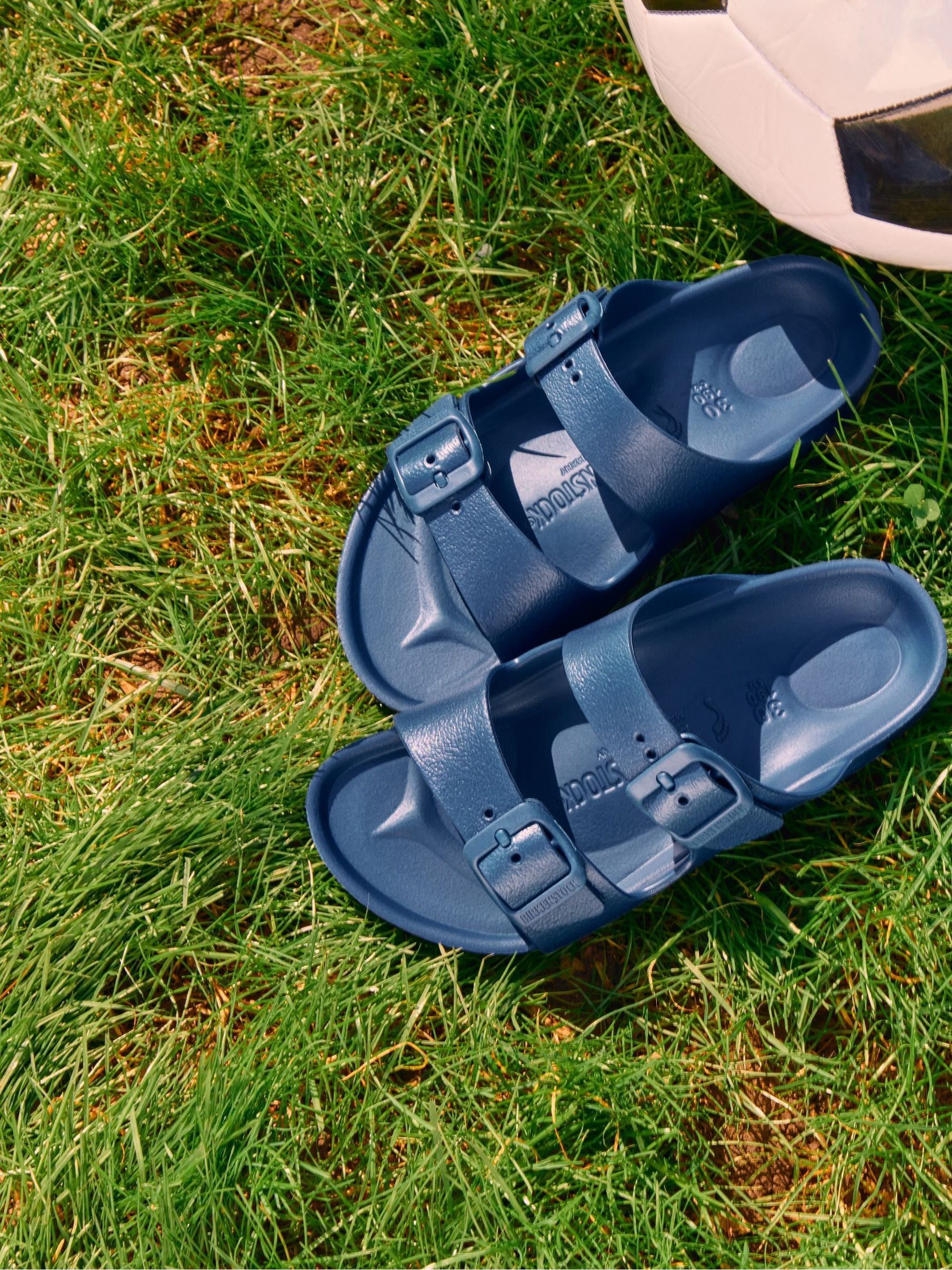 Buy Navy - Birkenstock EVA Arizona Sandals from Next Netherlands