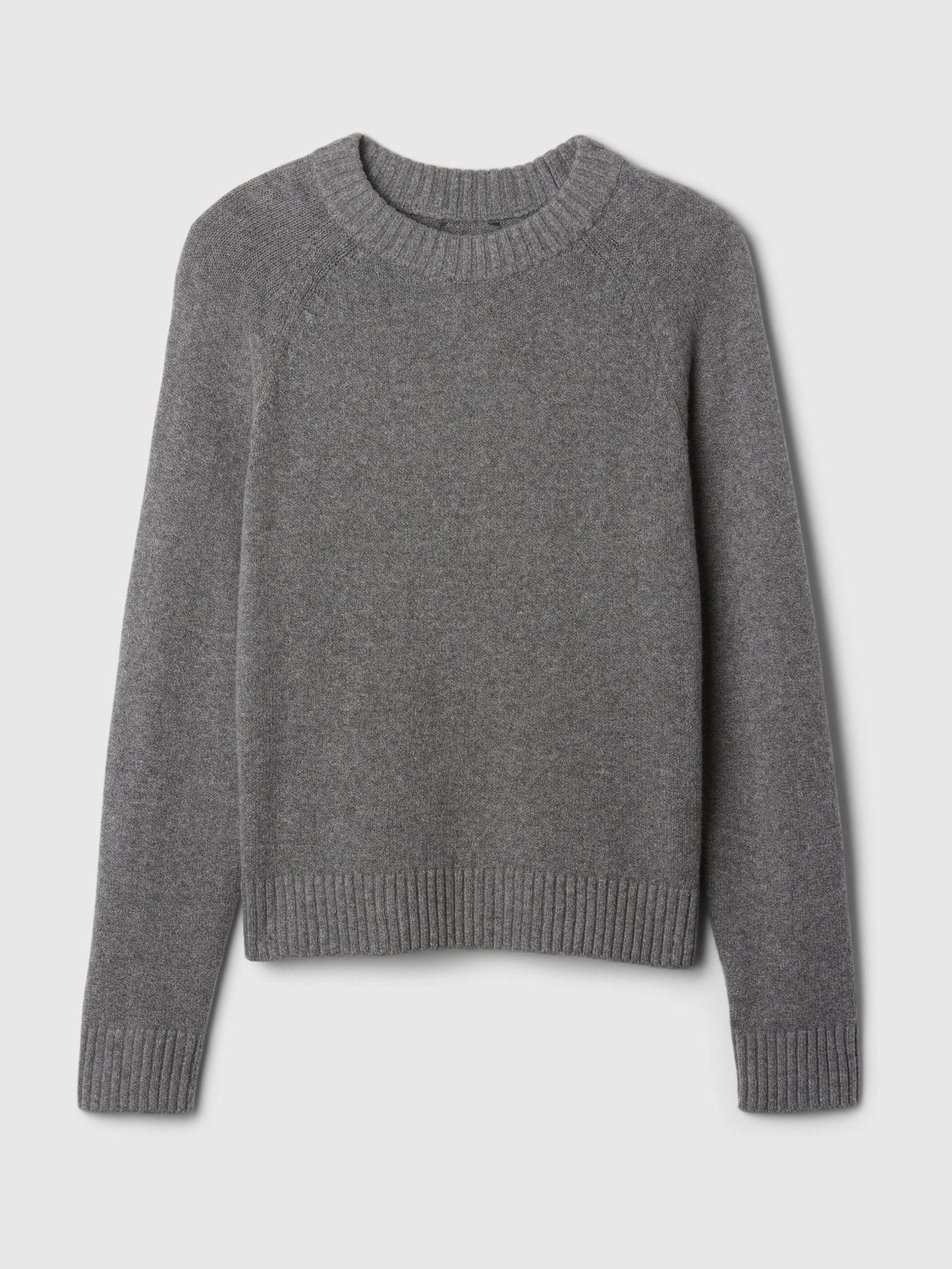 Buy Gap Grey CashSoft Textured Crew Neck Jumper from the Next UK online ...