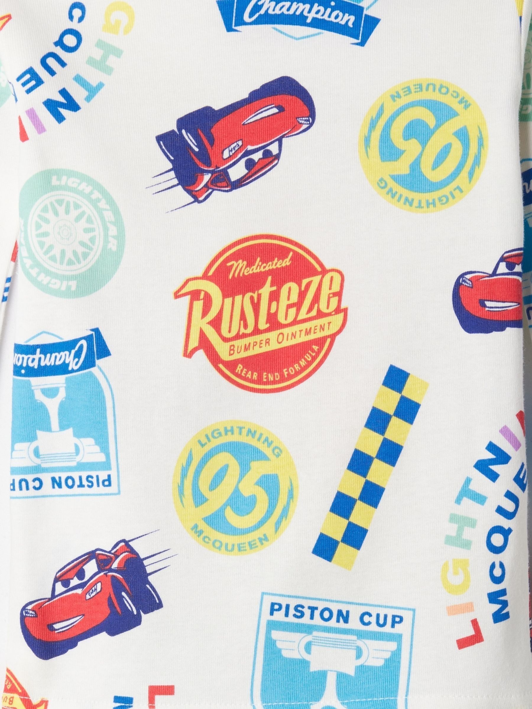 Buy Gap White/Red Disney Cars Cotton Long Sleeve Pyjamas (6mths-5yrs ...